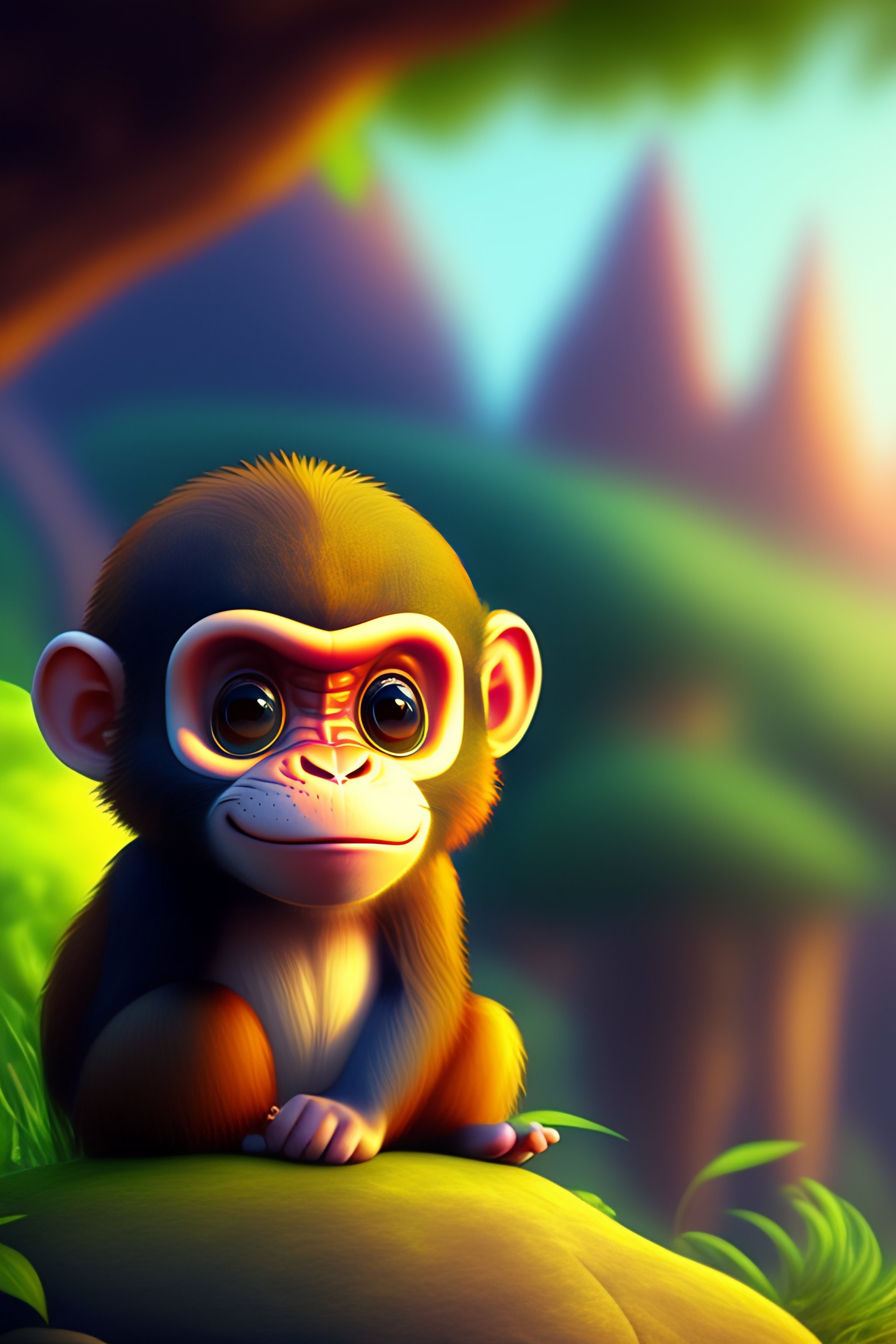 Animated Monkey Wallpaper Hd