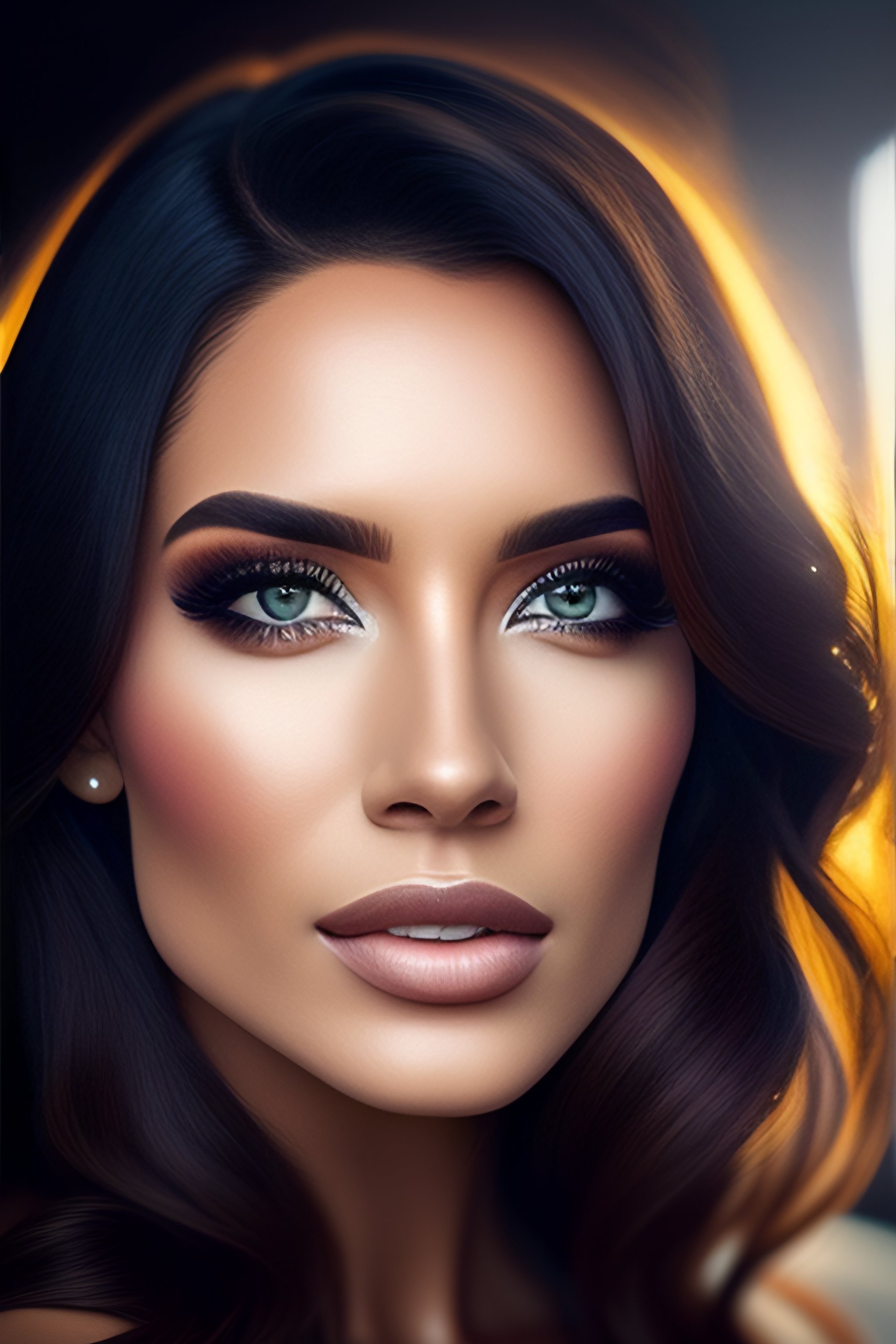 Lexica - Beautiful woman with good eyes full face