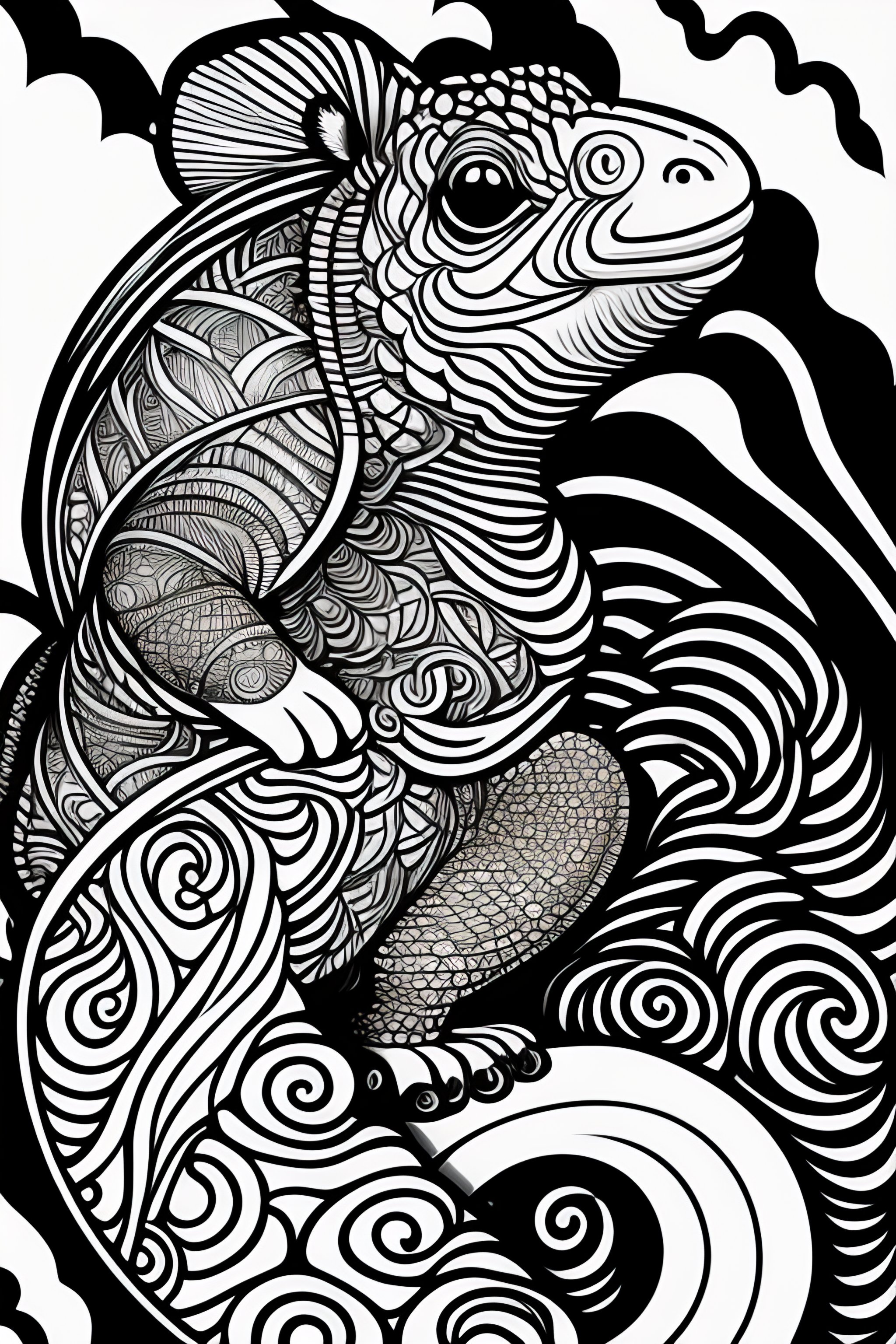 Lexica - Kawaii warrior mutant chameleon, fantasy, magical, mystical ...