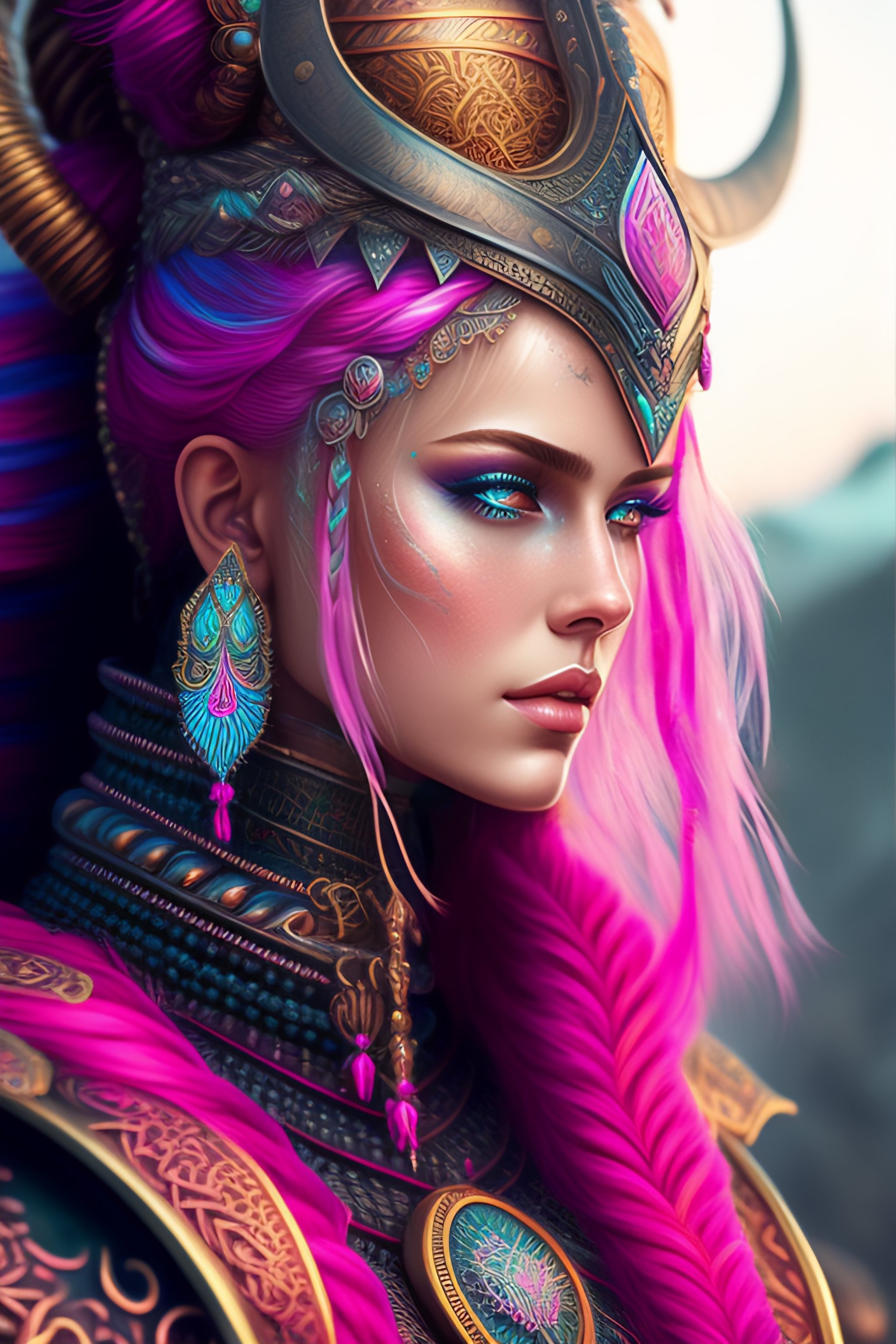 Lexica - Hyper detailed ultra sharp, vibrant aesthetic, vikingpunk ...