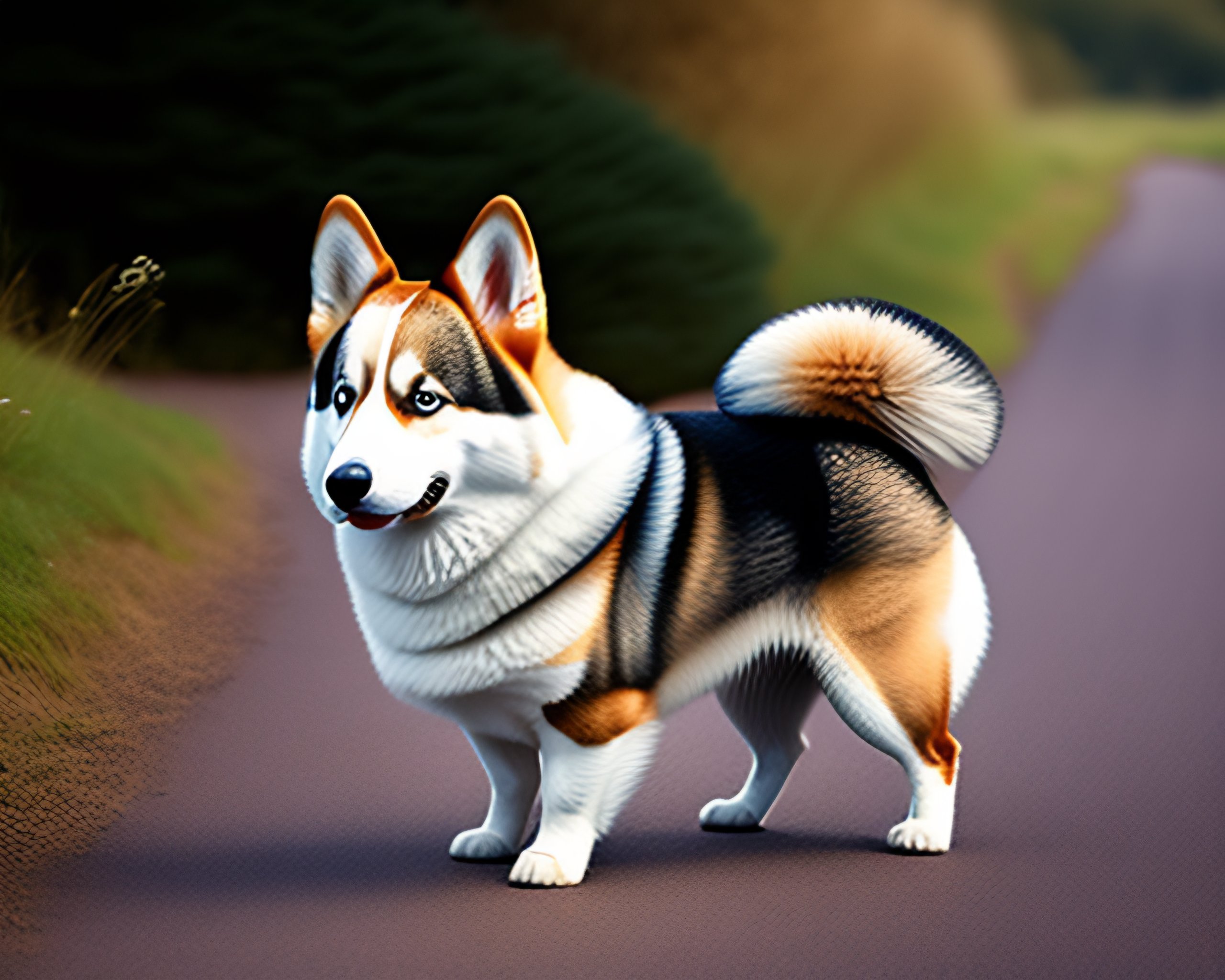 Corgi Husky
