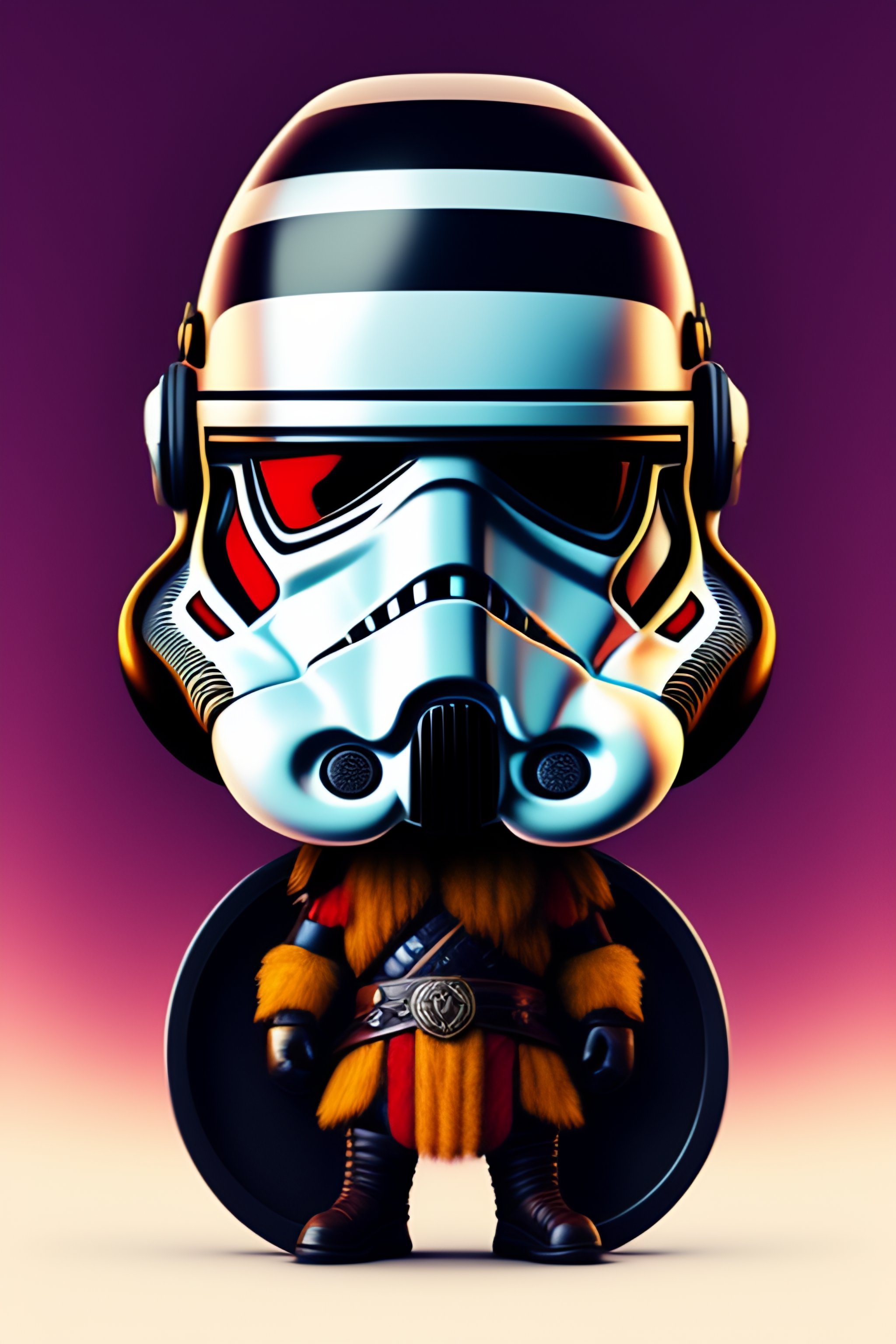 Lexica - Storm trooper as a viking, high definition, digital art, with ...