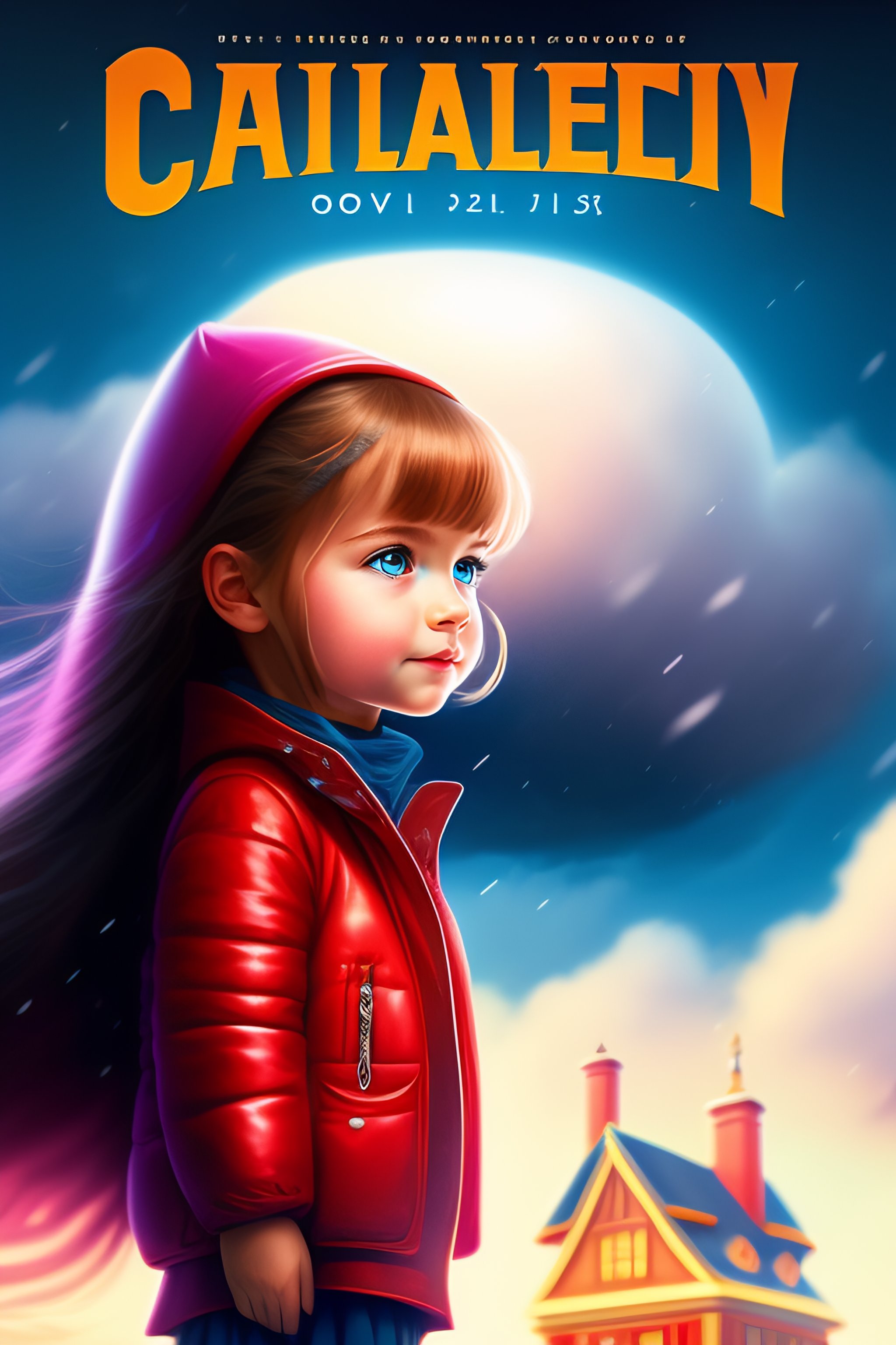 Lexica - Create book cover artwork for a children's book about a small ...