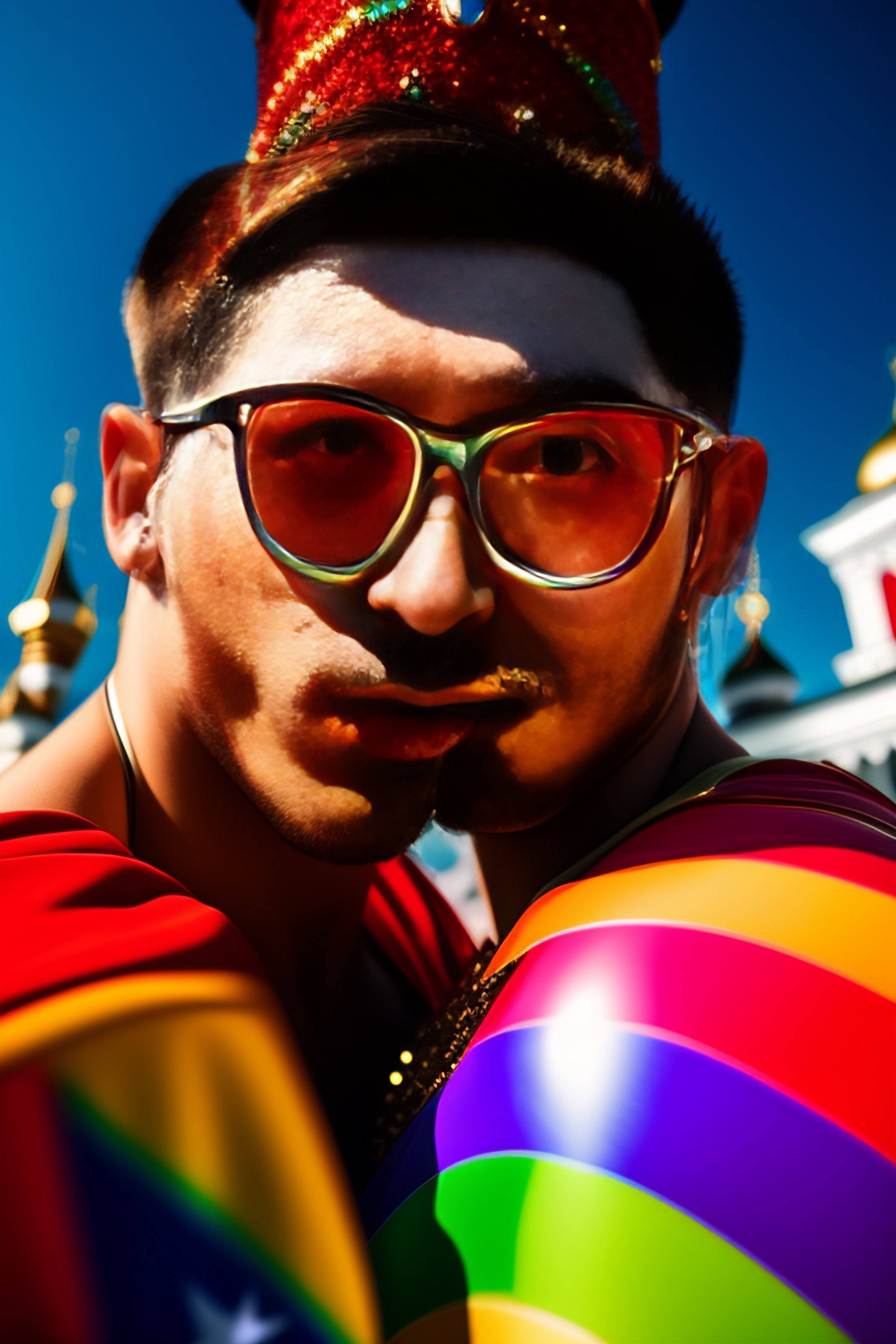 Lexica - Photorealistic wide angle real human faces effeminate four gay ...