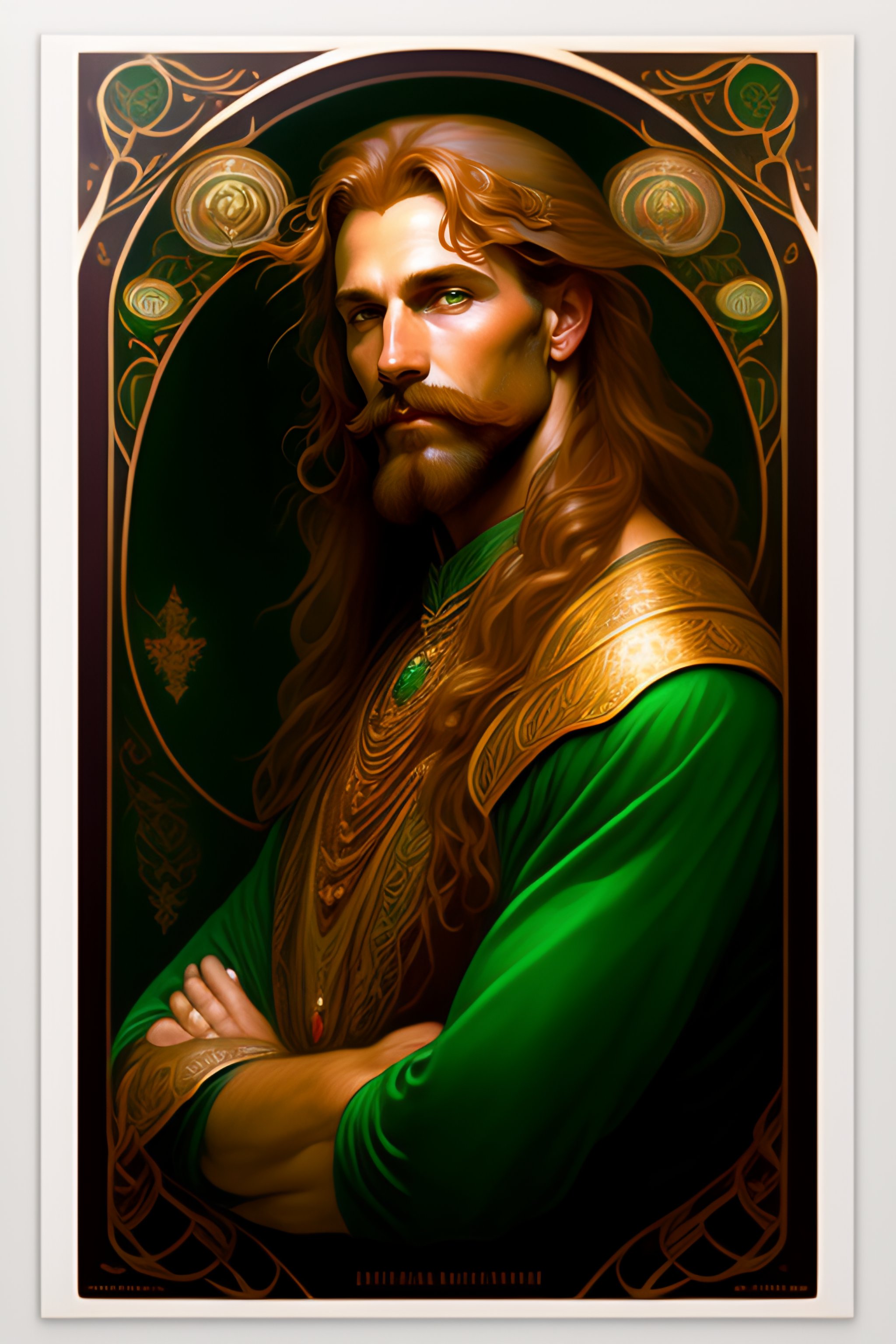 Lexica - Portrait of a 50 year old ruggedly handsome joyful merchant ...