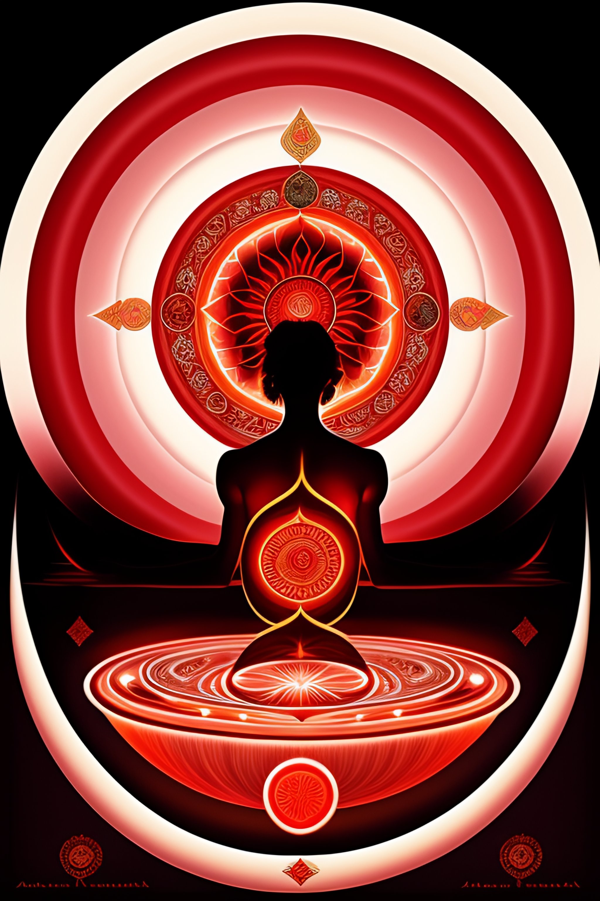 Lexica - The root chakra (Muladhara) is often represented as a swirling ...