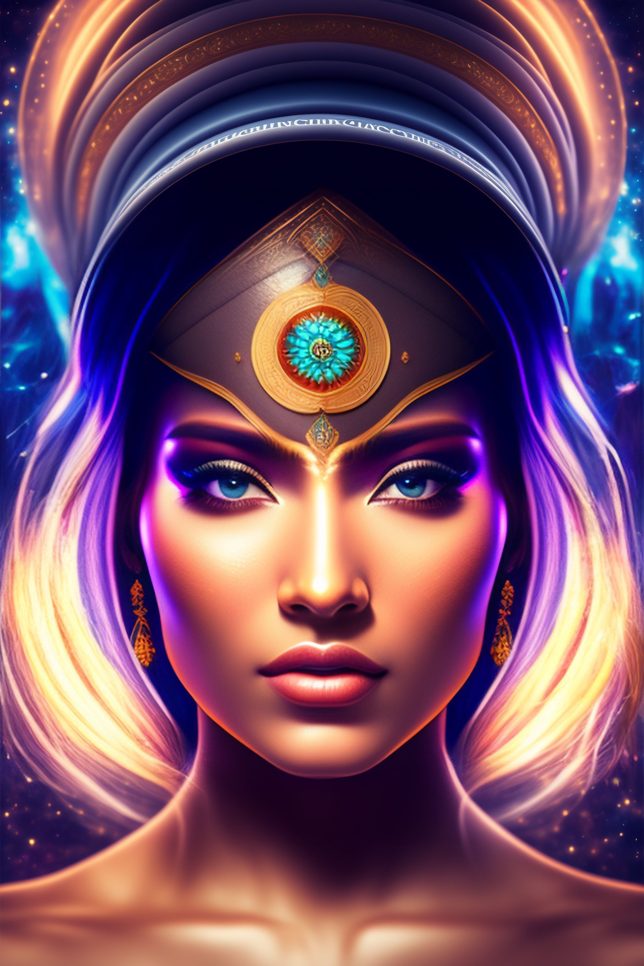 Lexica - Third eye in beautiful white girl, highly detailed, 8k, breathtaking, third eye
