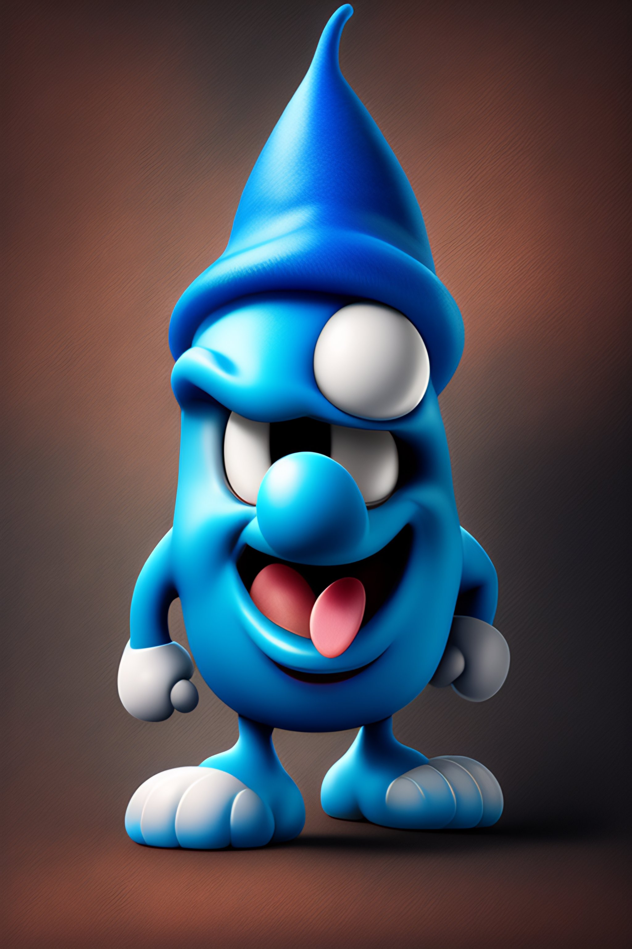 Lexica - Angry smurf