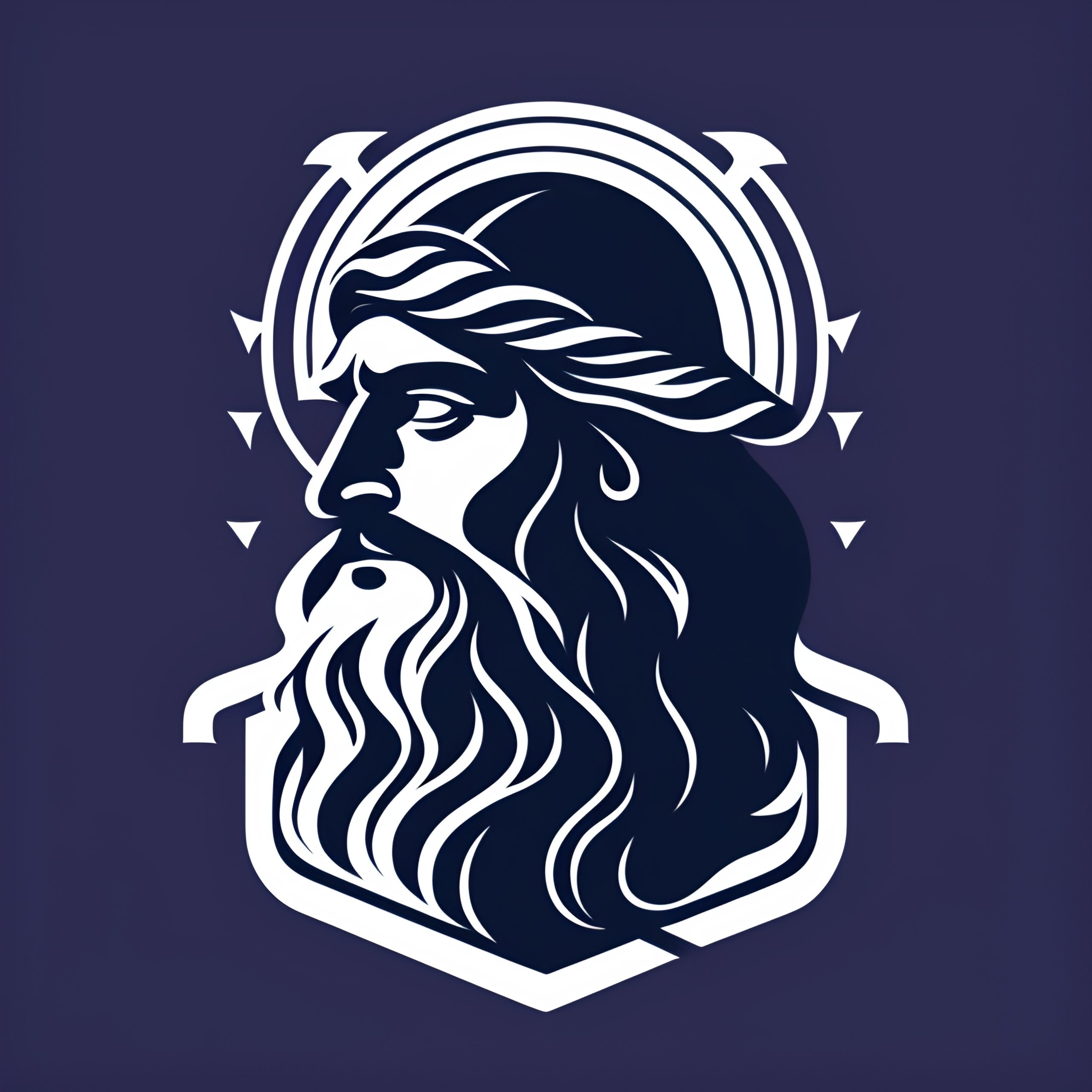 Lexica - Create a logo of poseidon with the name "Proseidon ...