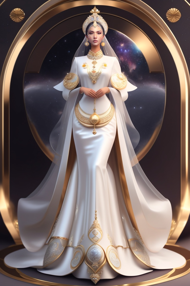Lexica - Step into a realm where elegance transcends earthly boundaries. "Divine Elegance" is an ...