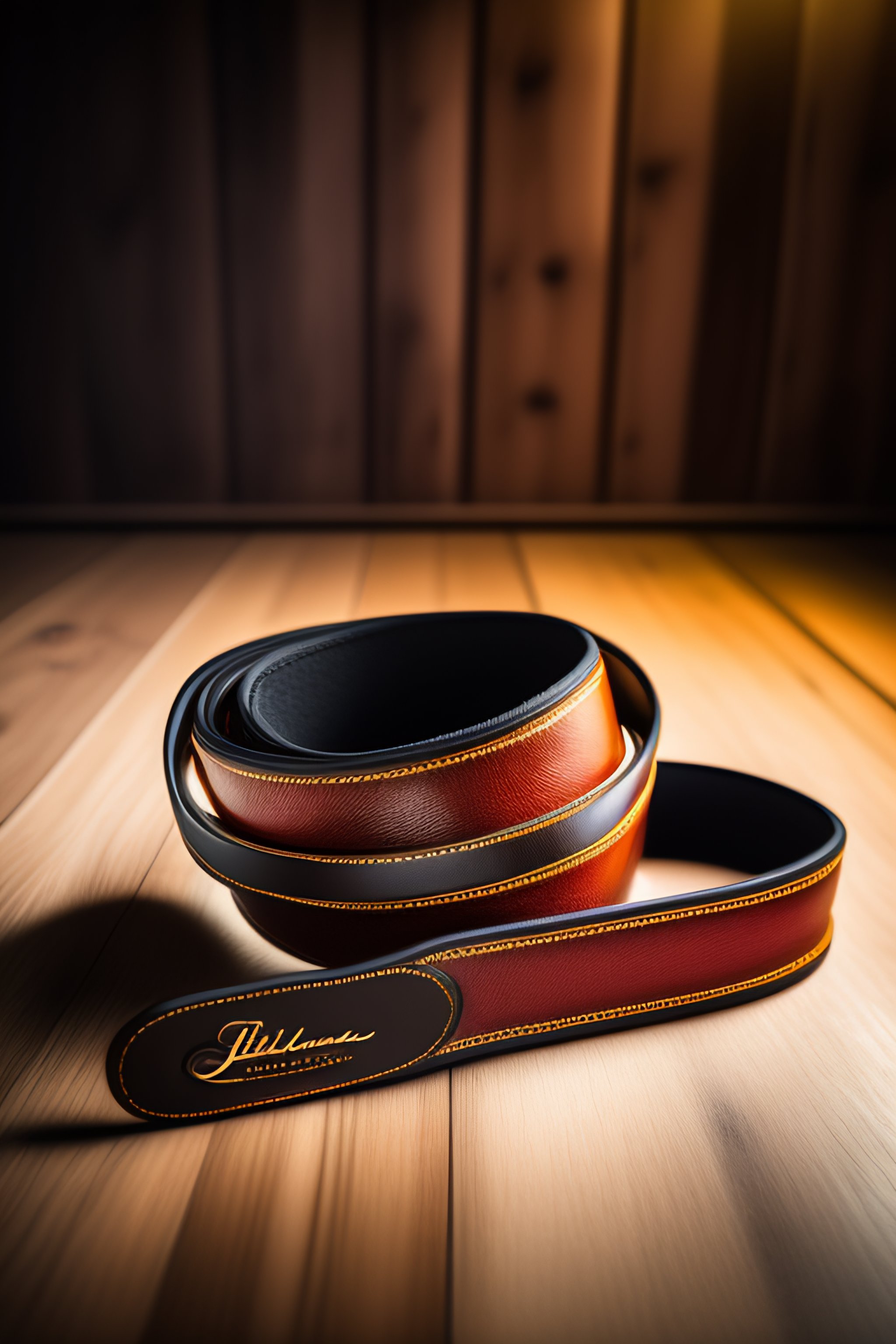 Lexica - Hyperrealistic and heavy detailed product photo leather guitar ...