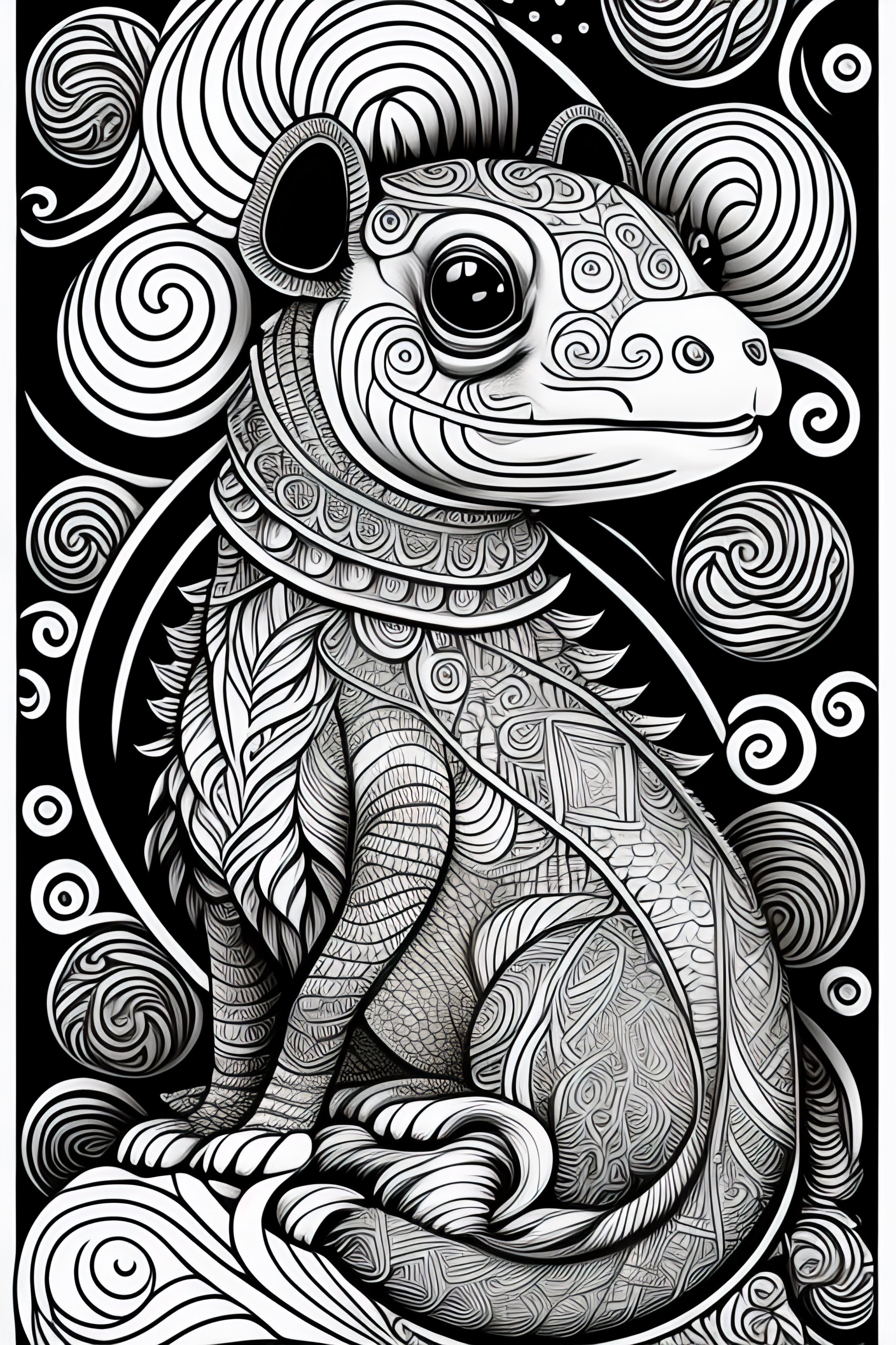 Lexica - Kawaii warrior mutant chameleon, fantasy, magical, mystical ...