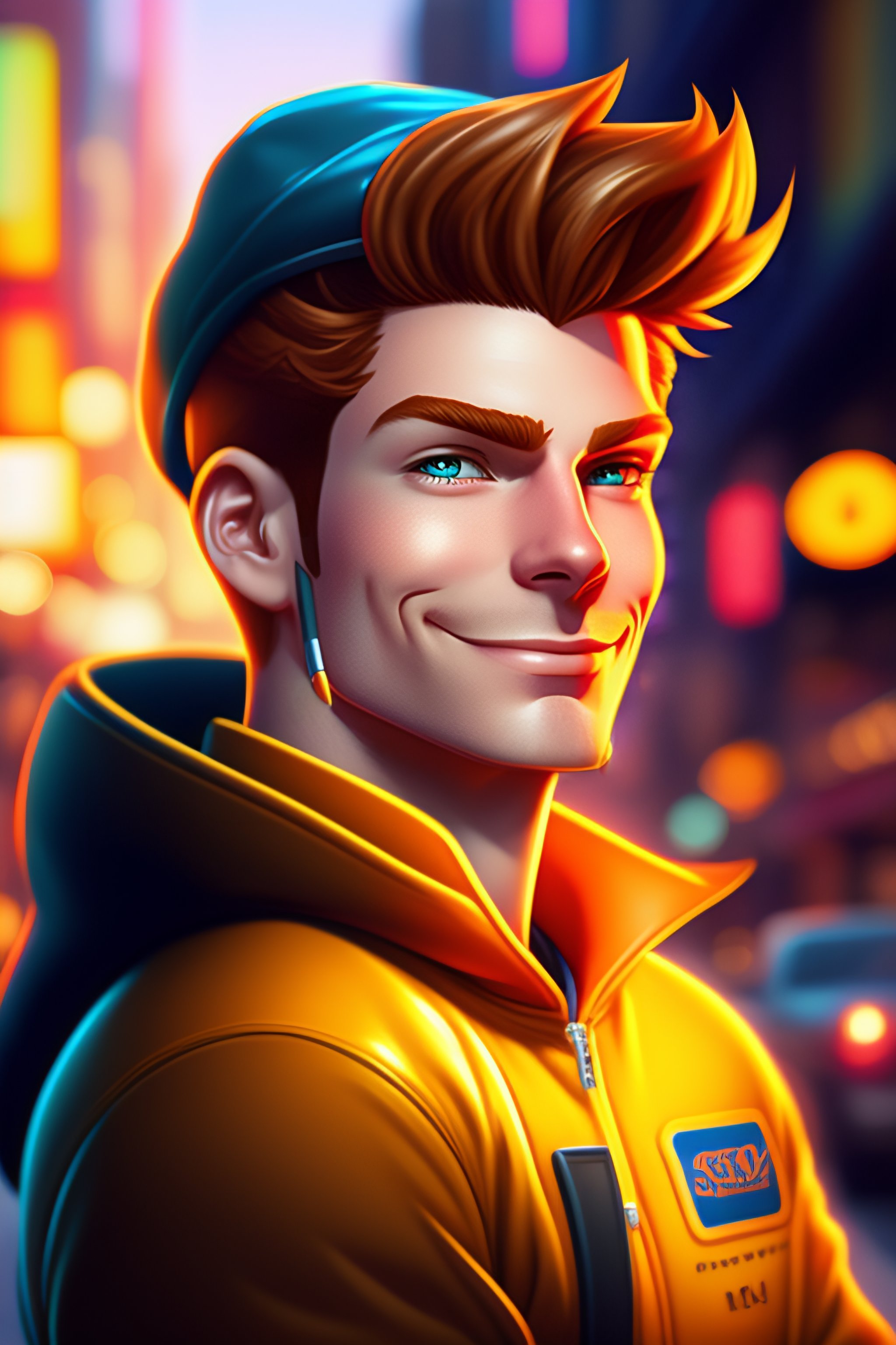 Lexica - Philip J. Fry, futurama, delivery boy, extreme detail, vivid ...