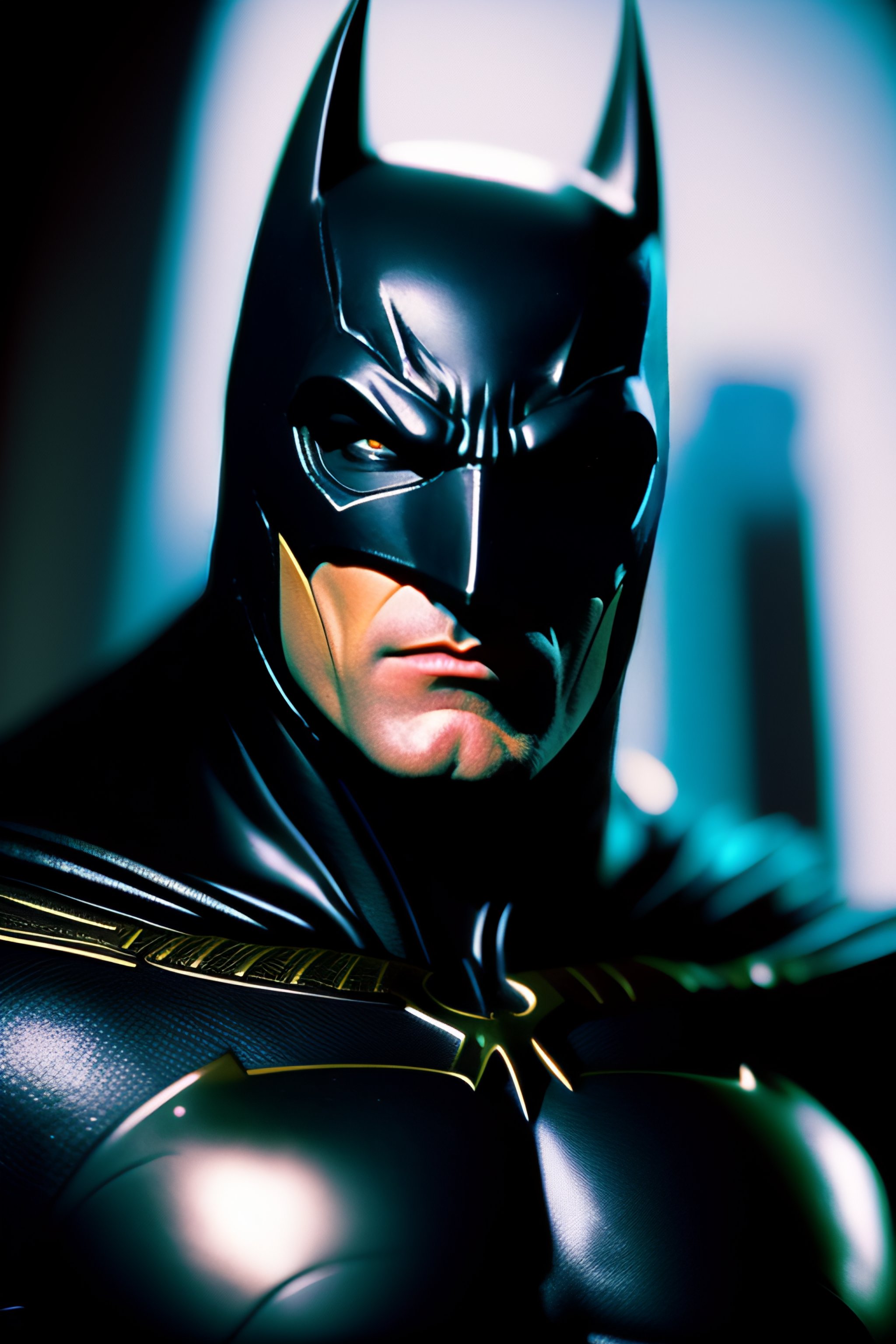 Lexica - 35mm film venom batman, gotham city