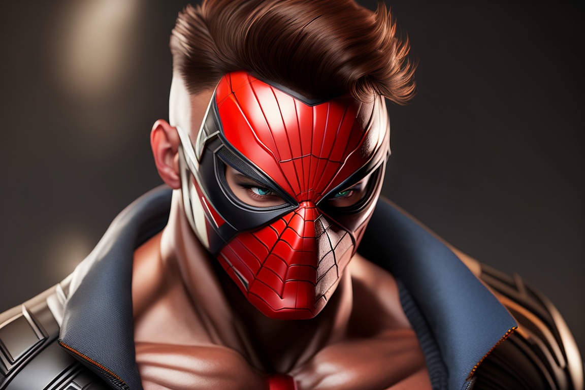 Lexica - Spiderman Broken Mask,Realistic,FHD,Marvel Style
