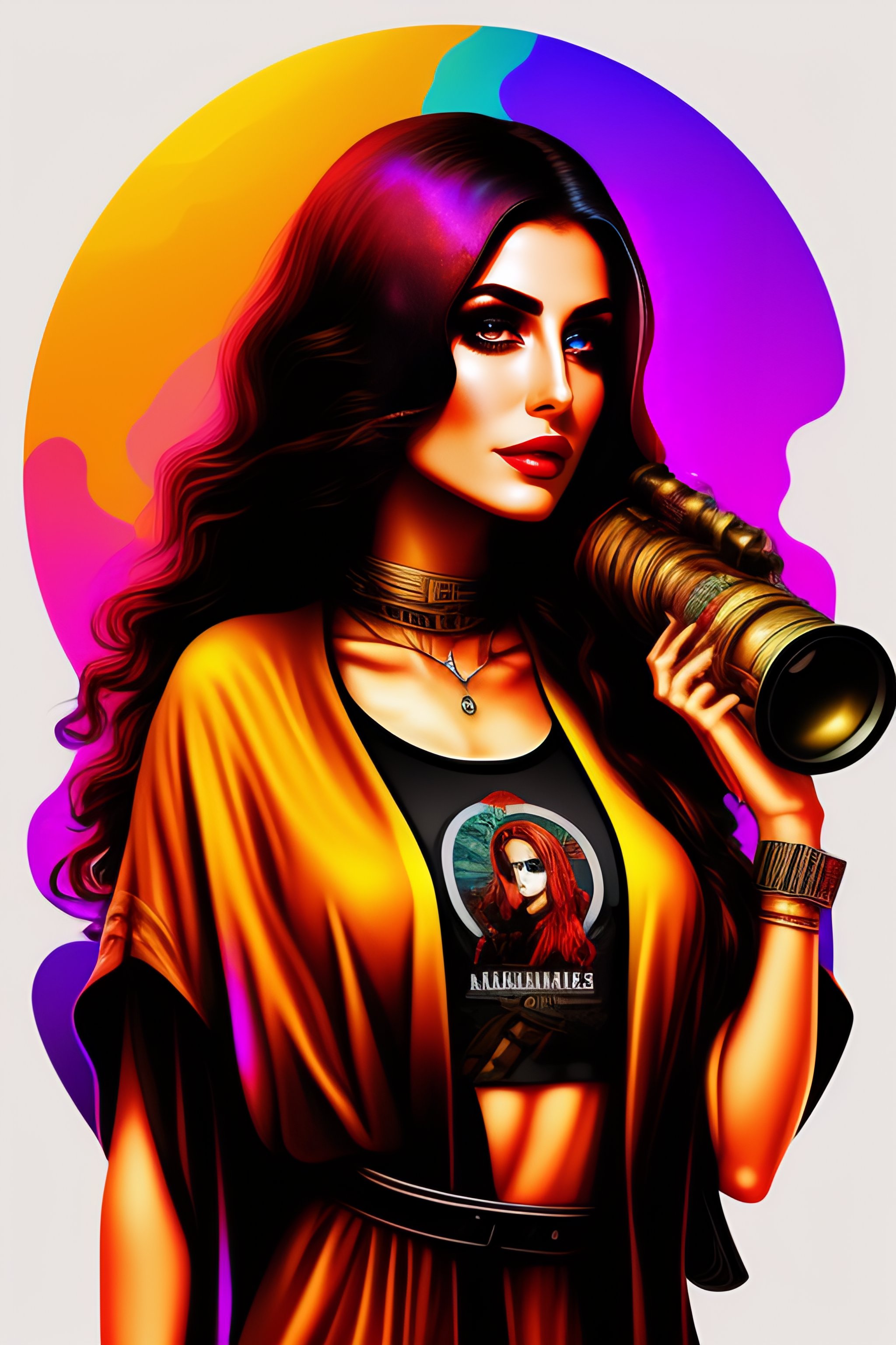 Lexica - Hande Erçel An anthropomorphic beautiful female borderlands ...