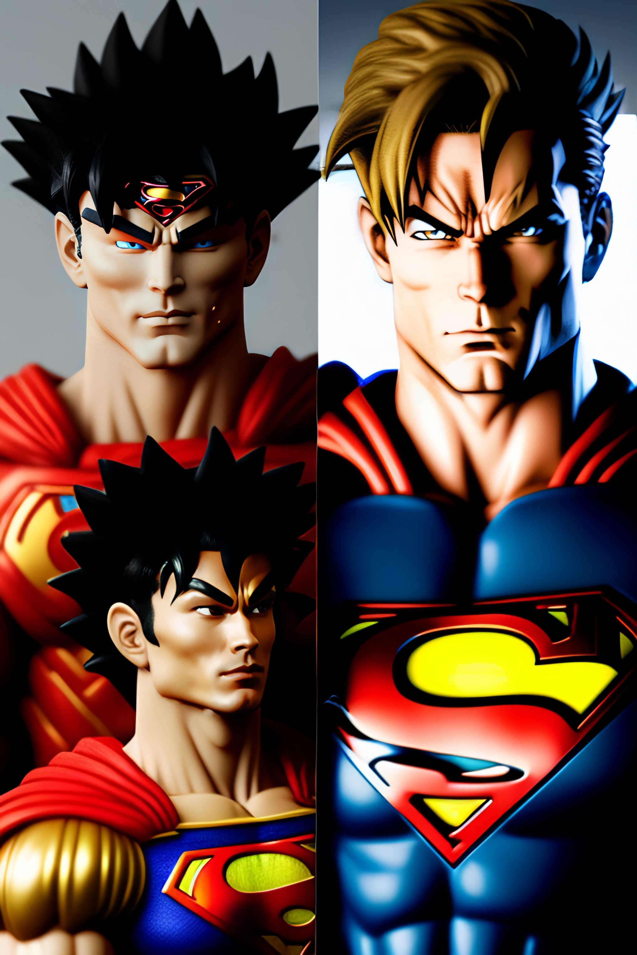 Lexica - Goku god vs superman hyperealistic