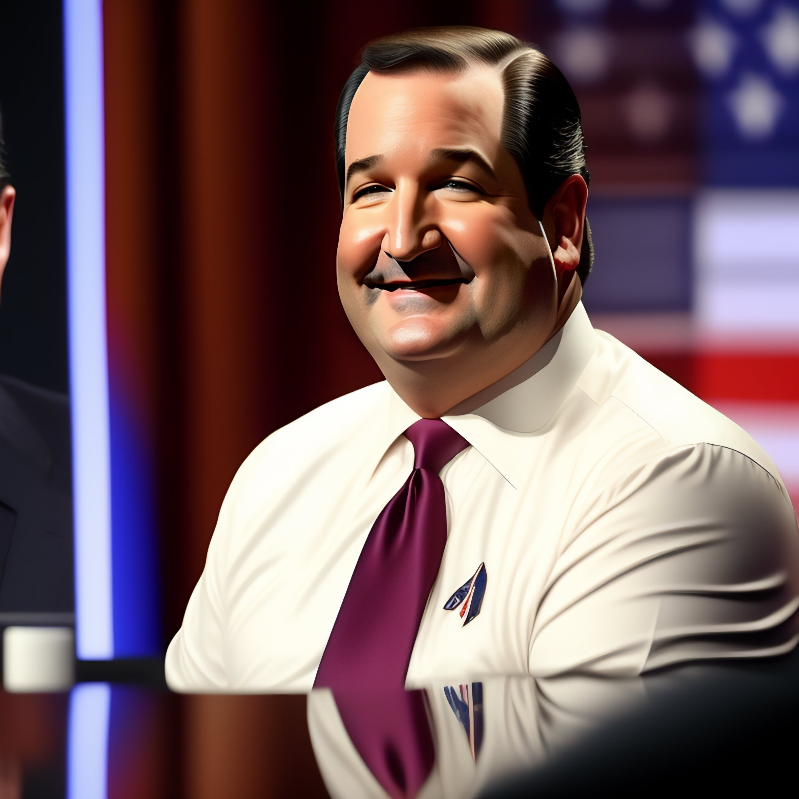 Lexica - Ted Cruz looks like Kevin Malone. 4k xartoon