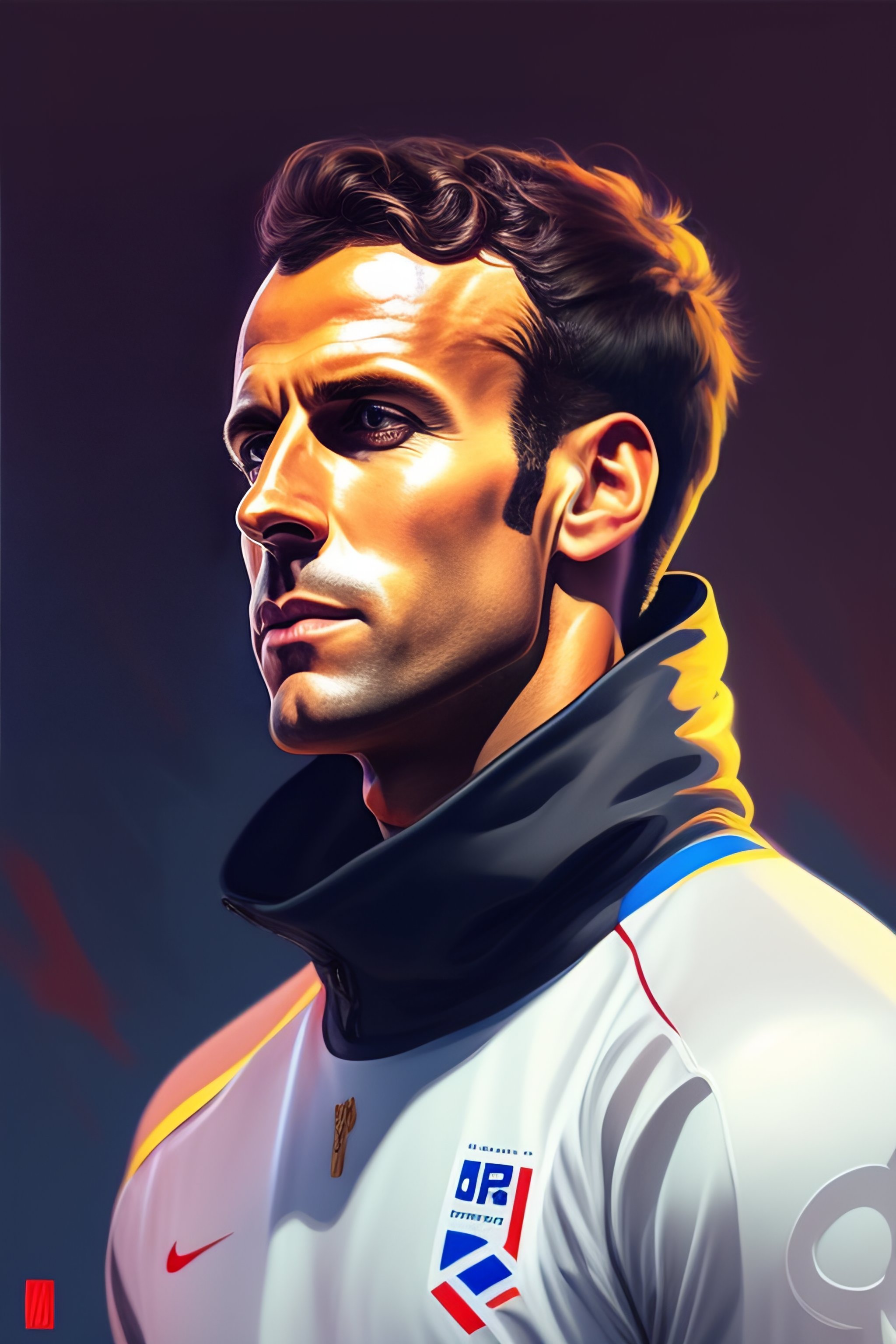 Lexica - Emmanuel Macron wearing urban outfit, full body, cute fine ...