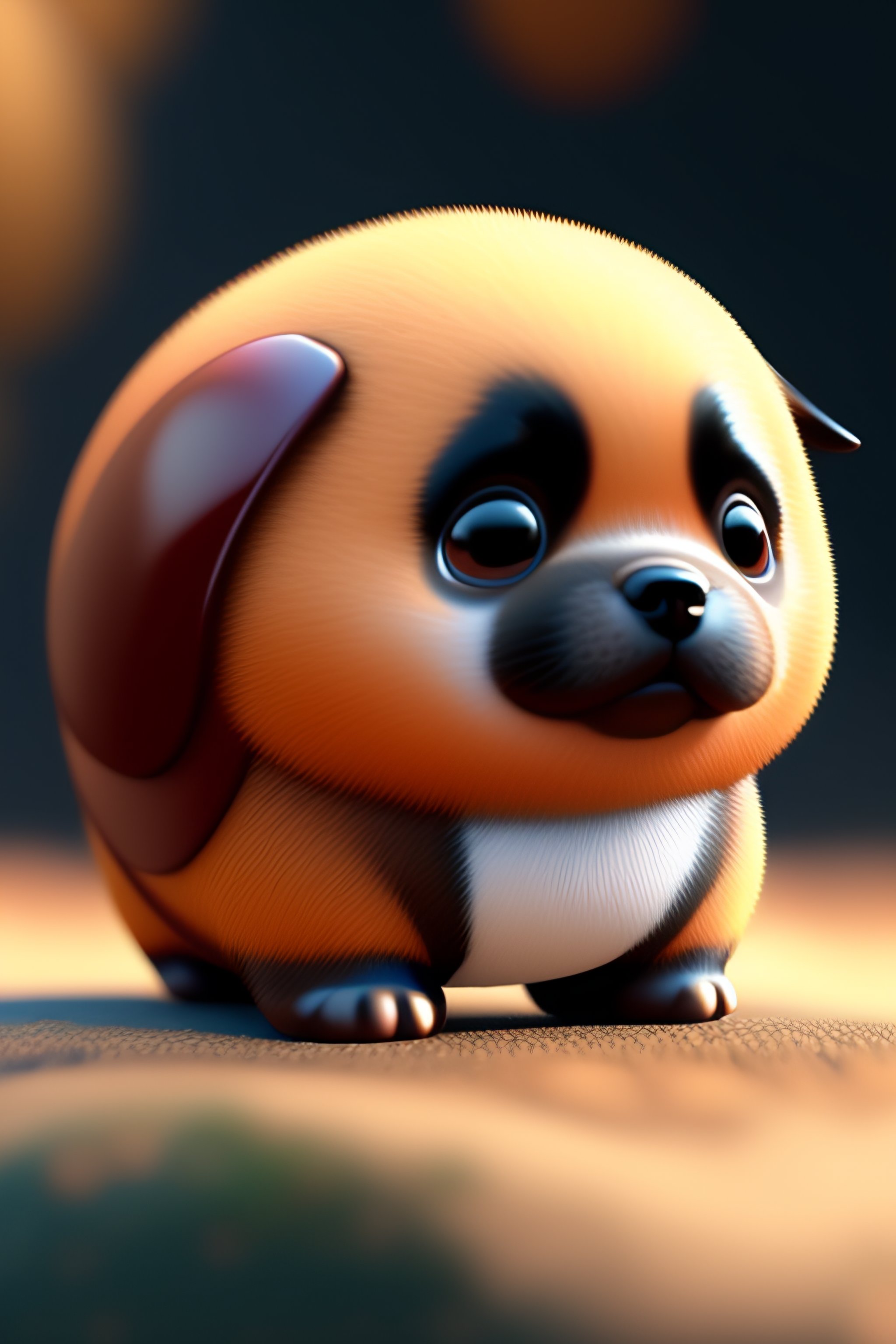 Lexica - Create me a cute, round, small smushy character of fictional ...