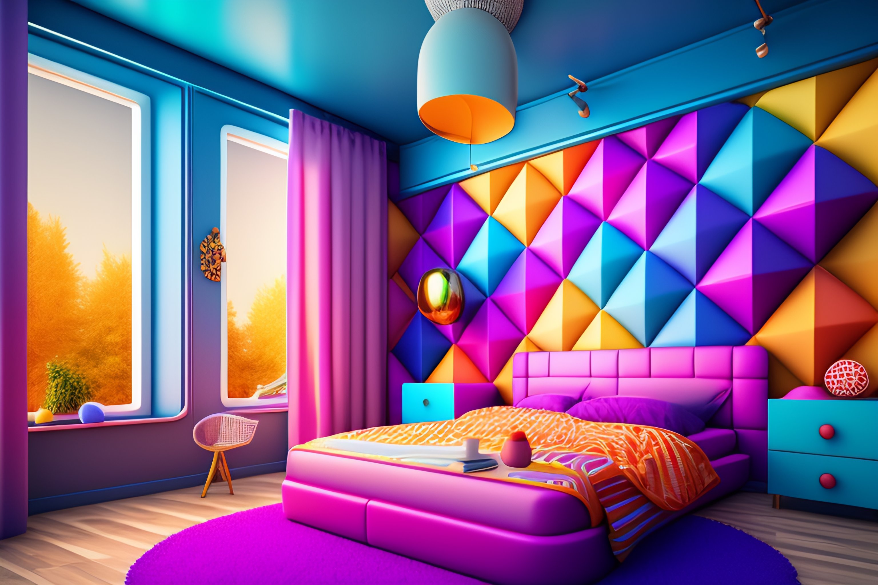 Lexica - Home design, Kids Room, Interior Design in the style of a ...