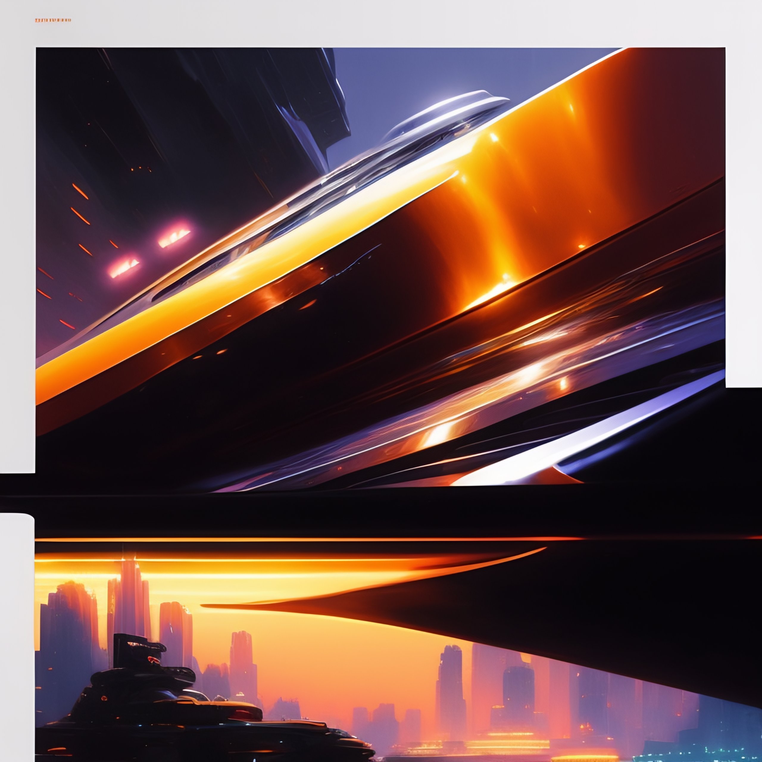 Lexica - Black piano floating through space, matte painting, dystopian ...