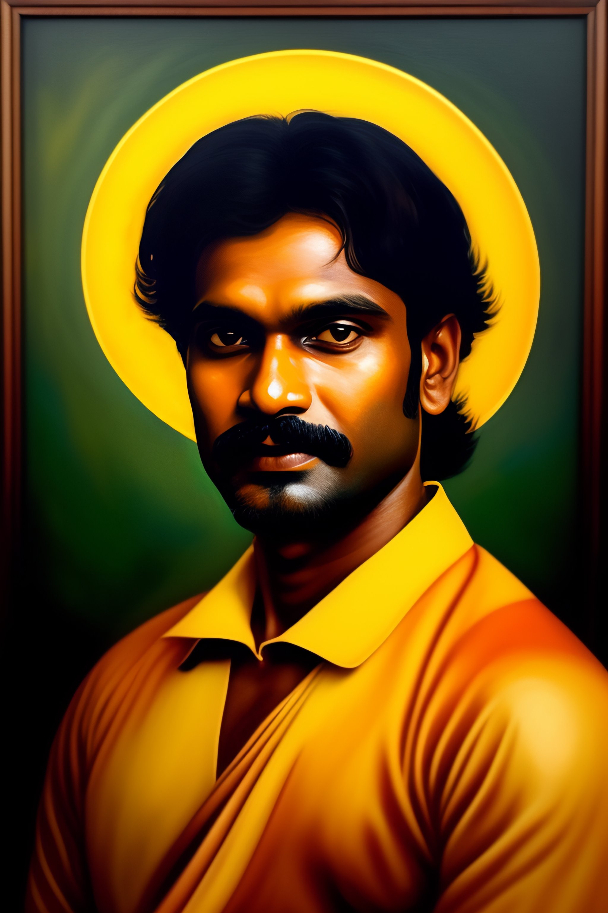 Lexica - Nuwan kodagoda as a van goh painting