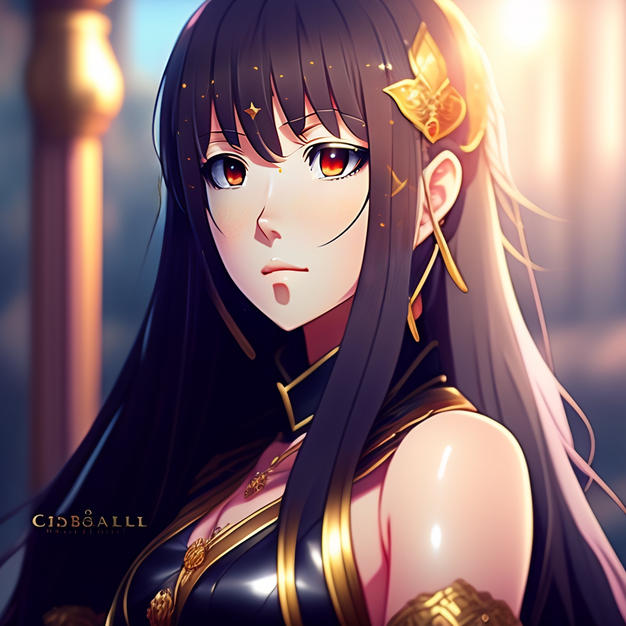 Lexica - An anime-style portrait of the princess, Christopher bang ...