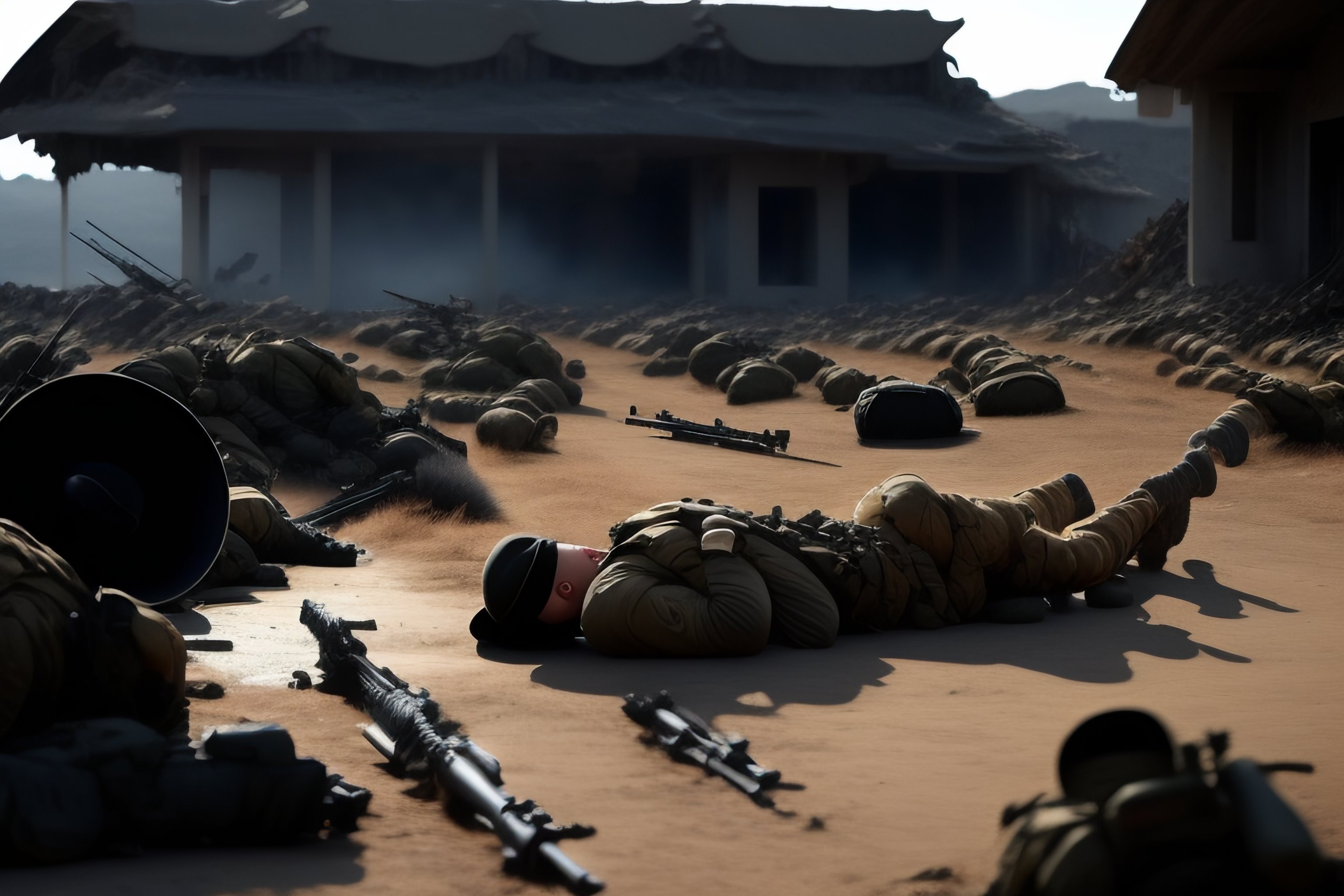 Lexica - A lot of people killed after the war. fallen people