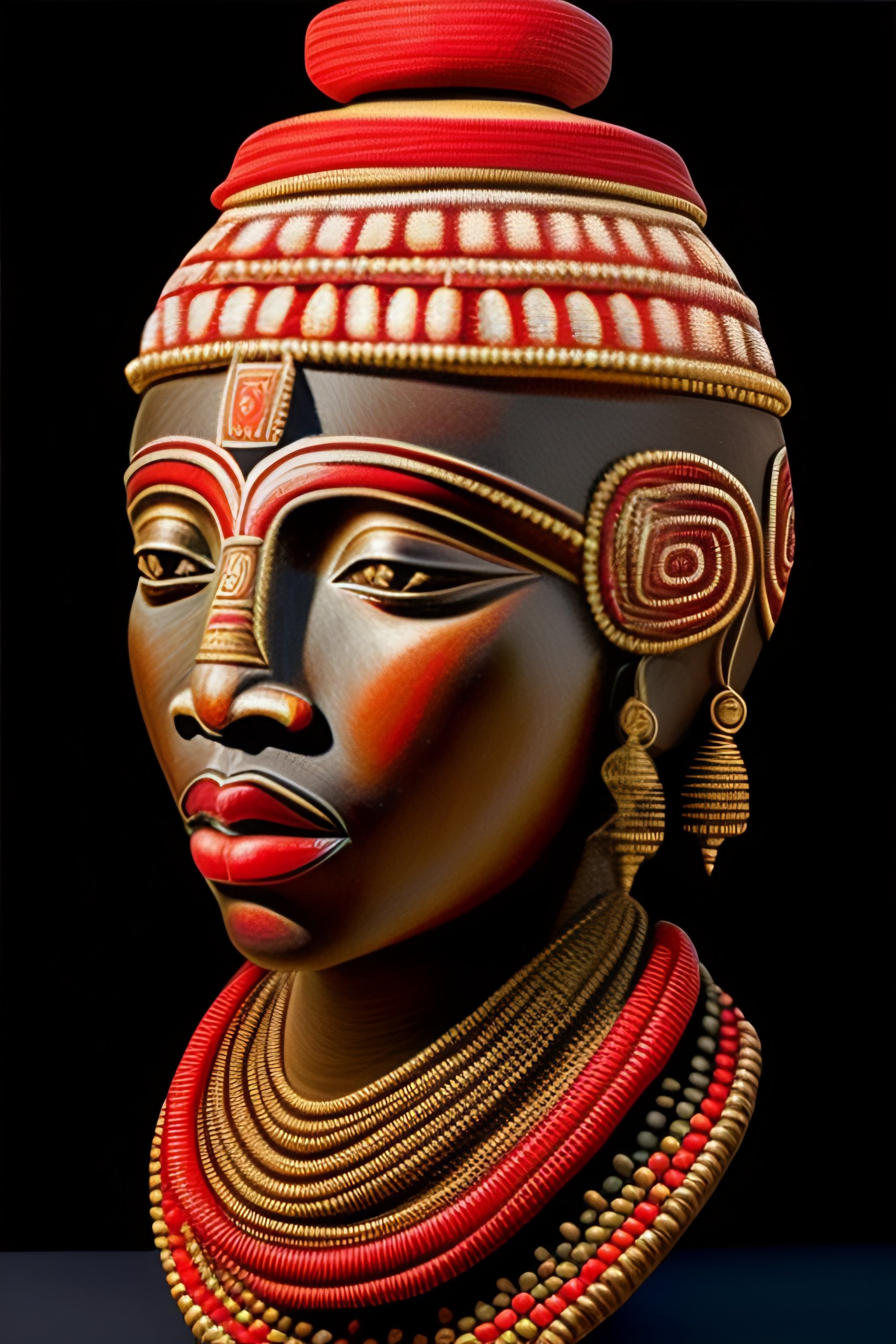 Lexica - Pencil ultradetailed sketch of the necromancer Benin ...