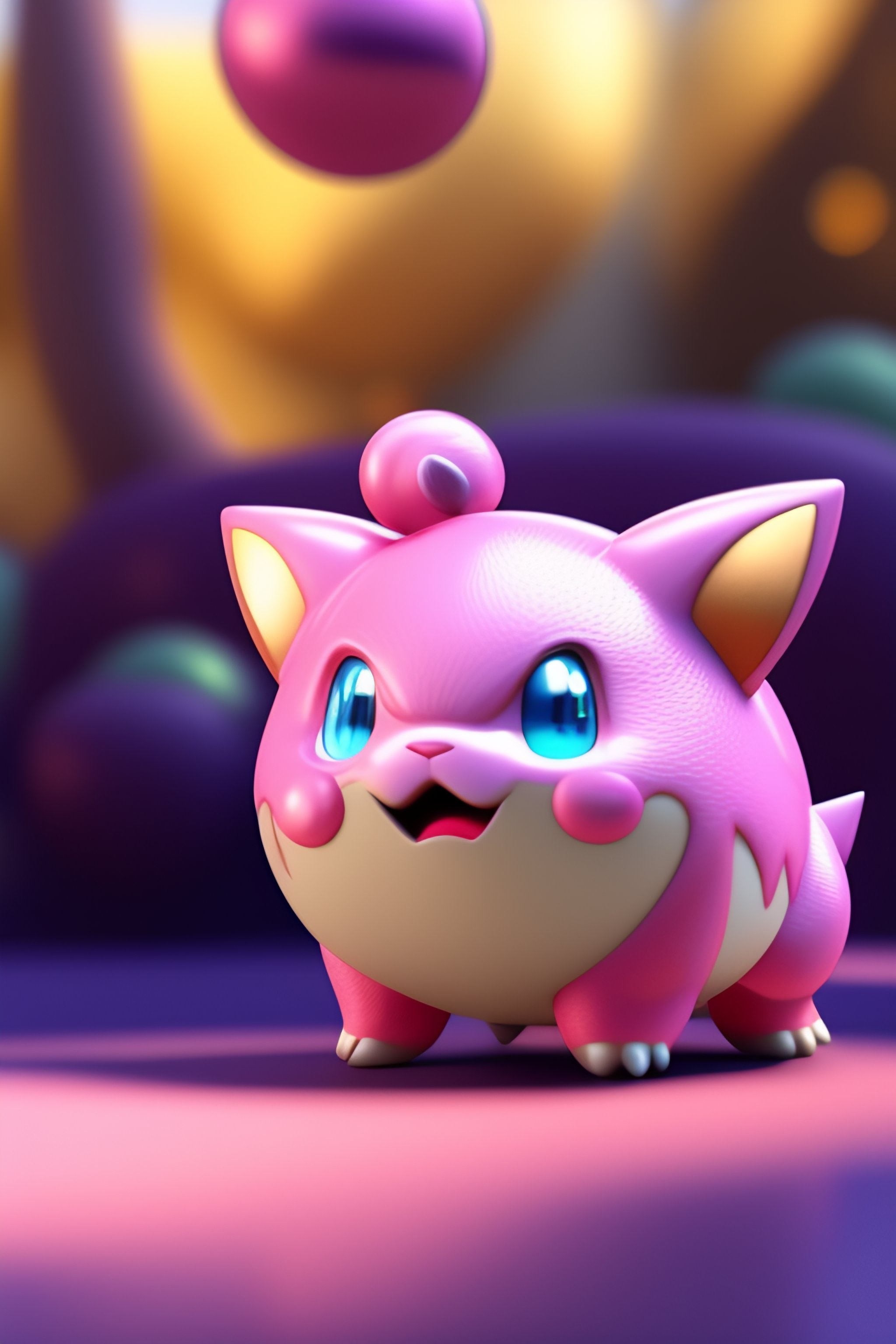 Lexica - Jigglypuff in a pokemon world