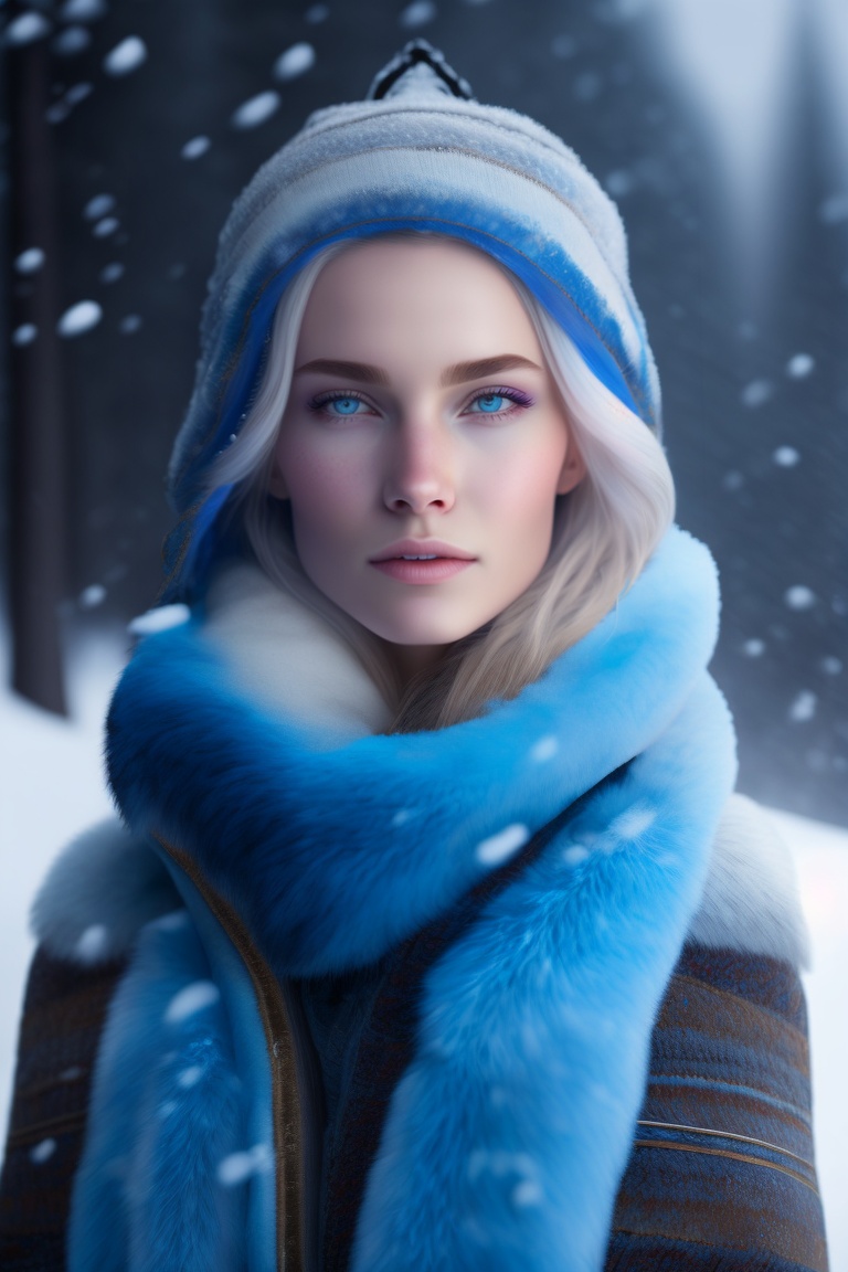 Lexica - Meet Astrid, a woman from the coldest place. Her appearance ...