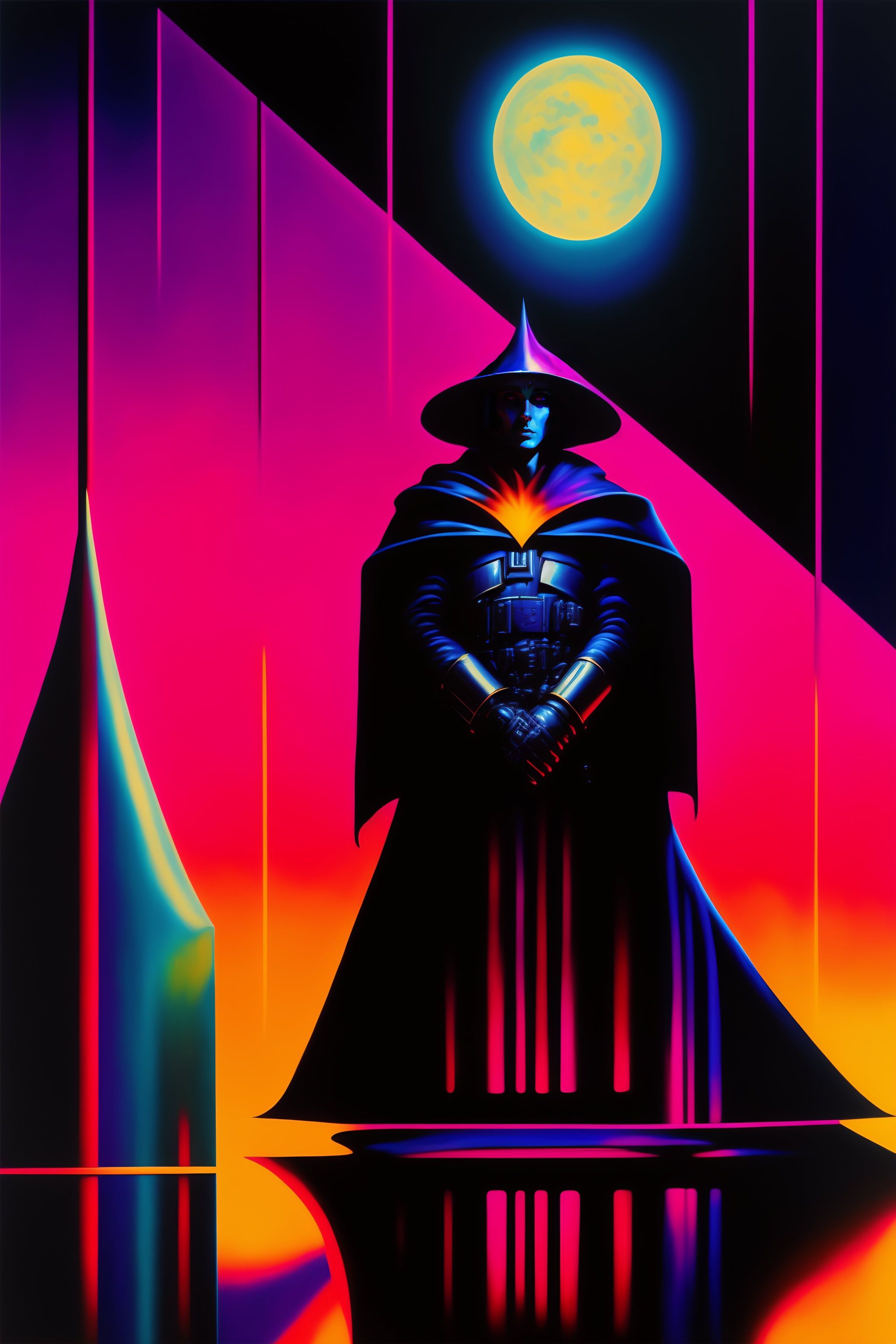 Lexica - A masterpiece horror 1988 painting in the laboratory of a ...