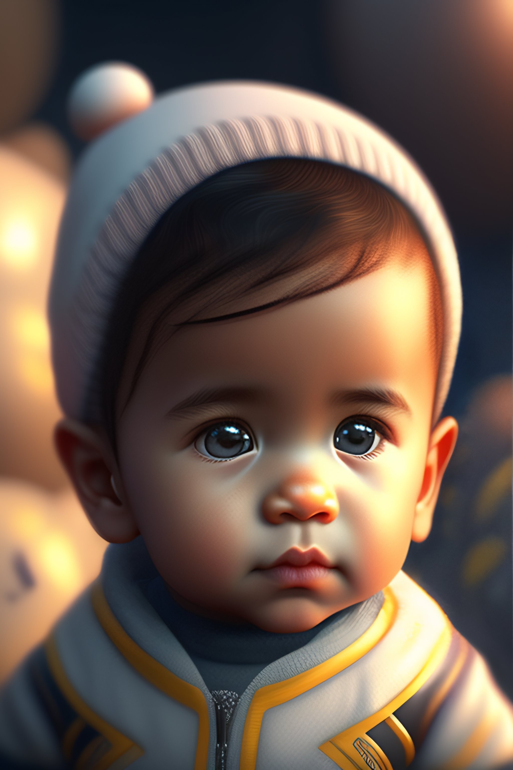 Lexica - Baby Ccbbraz, moonwalker, render, rembrandt, cgsociety ...