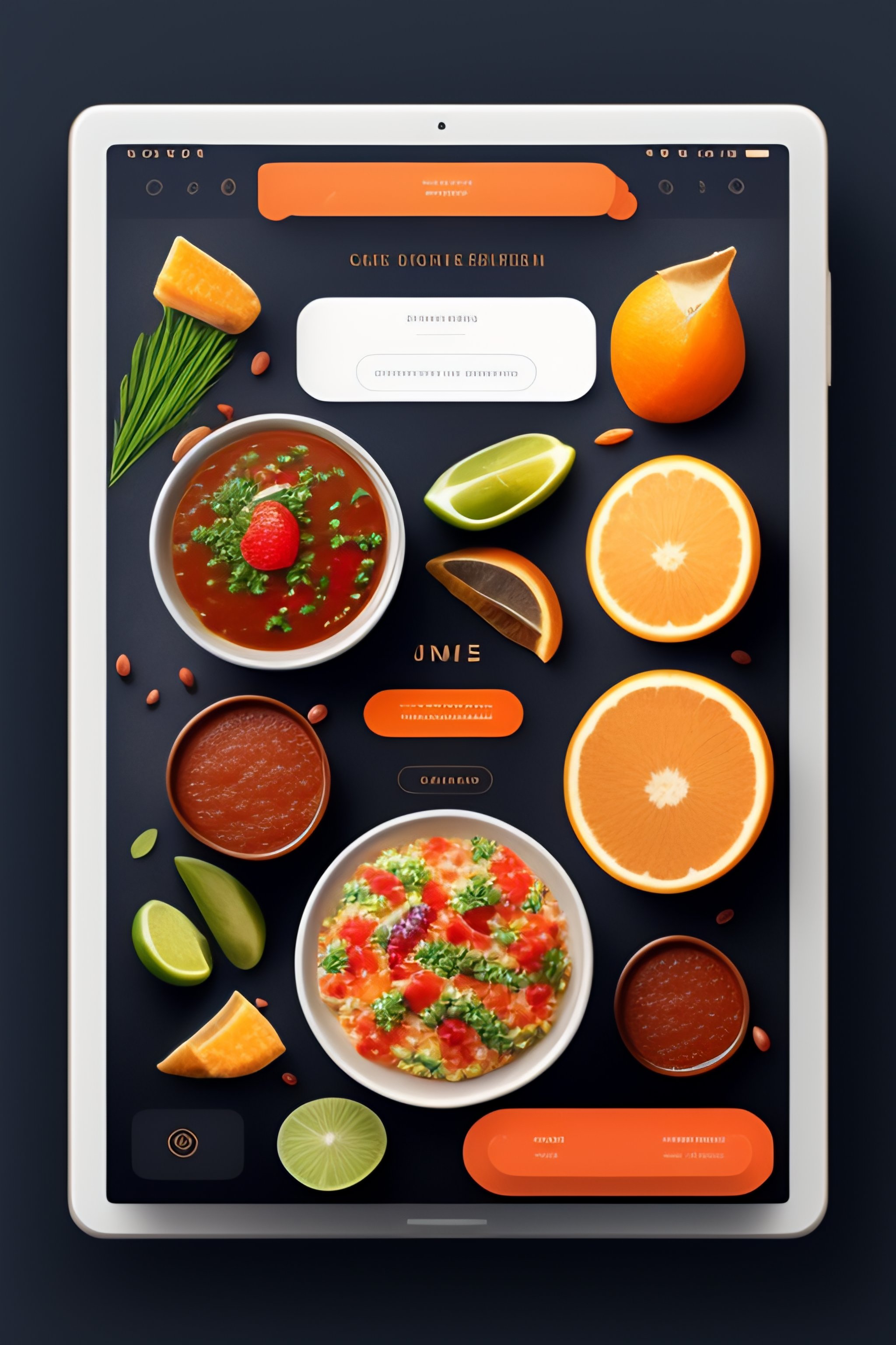 Lexica - UI design, food, behance, dribbble