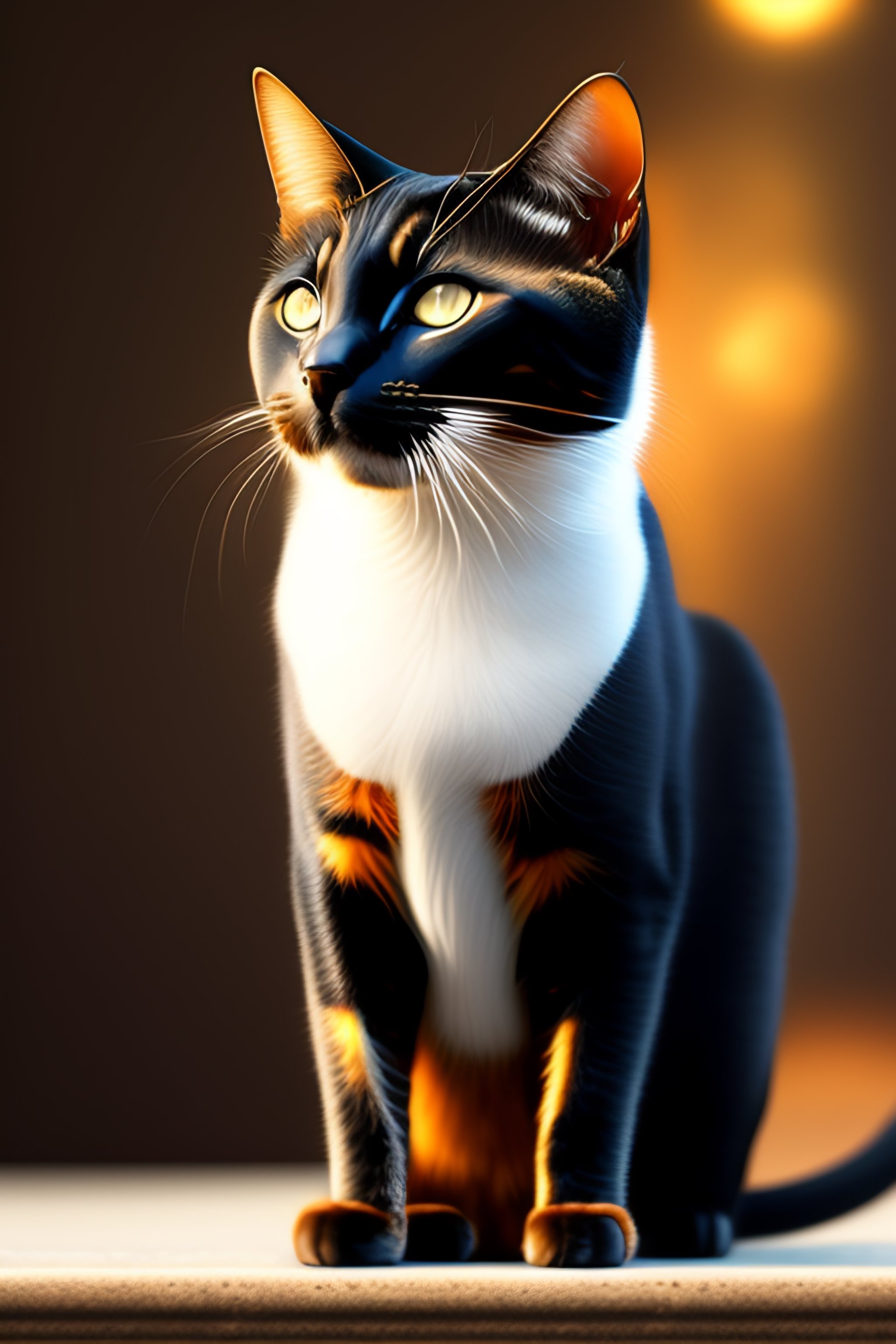 Lexica - A military dictator cat that is African and has wings