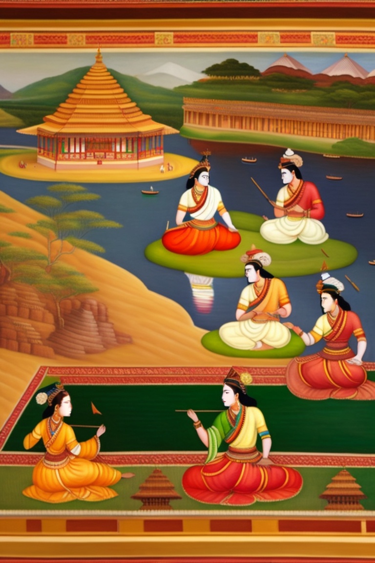 Lexica - "Imagine an image capturing the essence of the Sangam Age, a ...