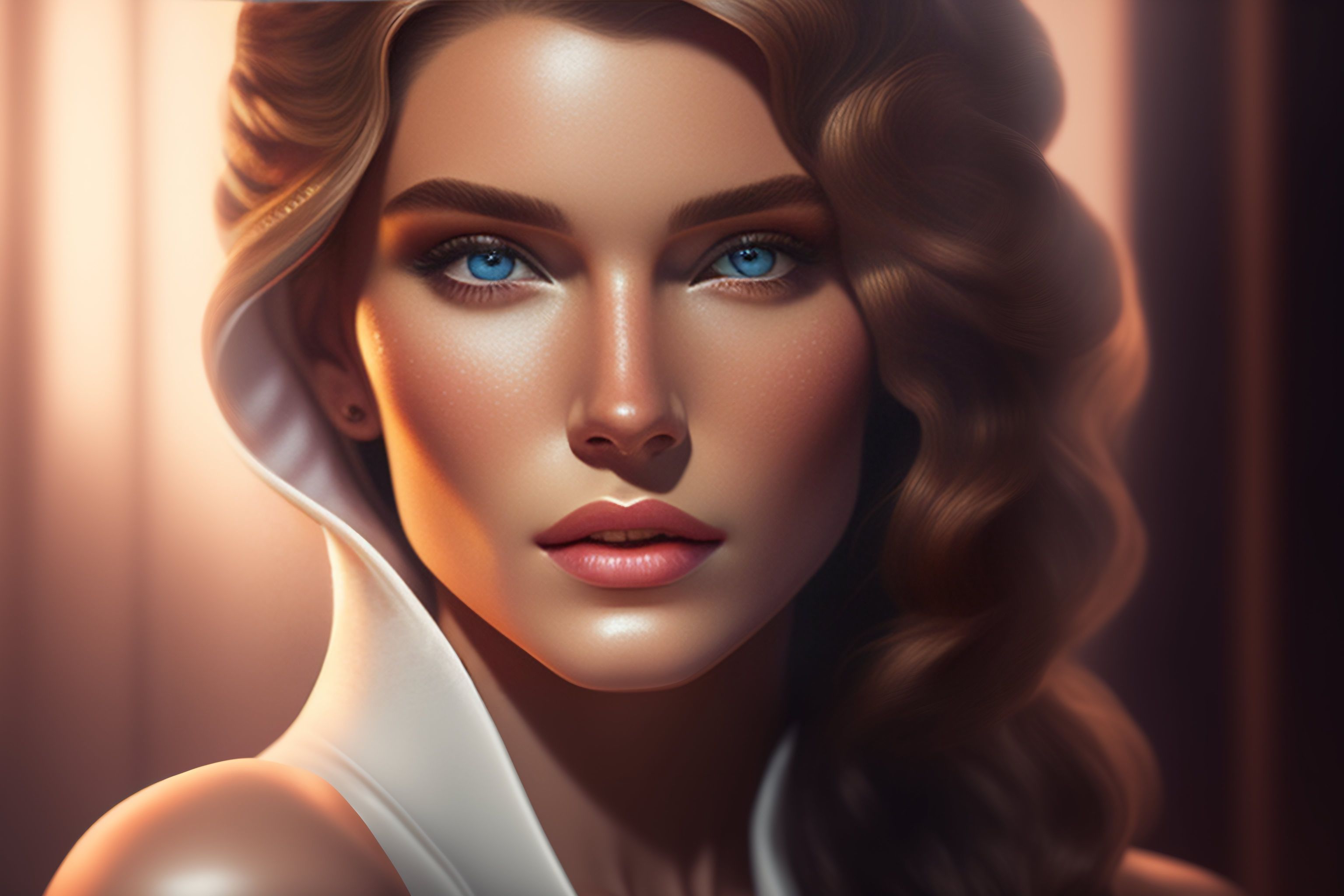 Lexica - Porcelain look frozen in time, smooth soft skin, symmetrical ...