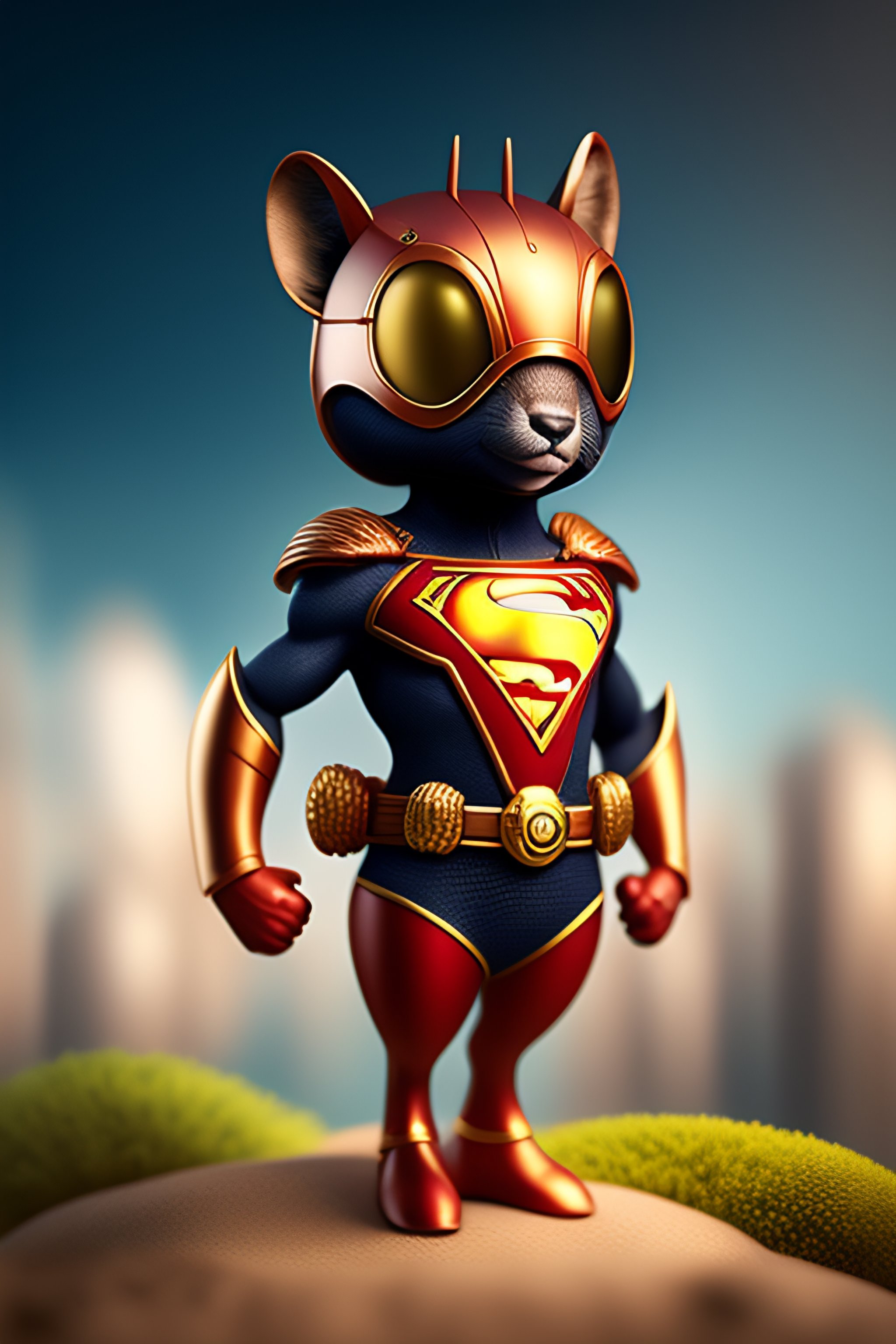 Lexica - Anthropomorphic ant super hero