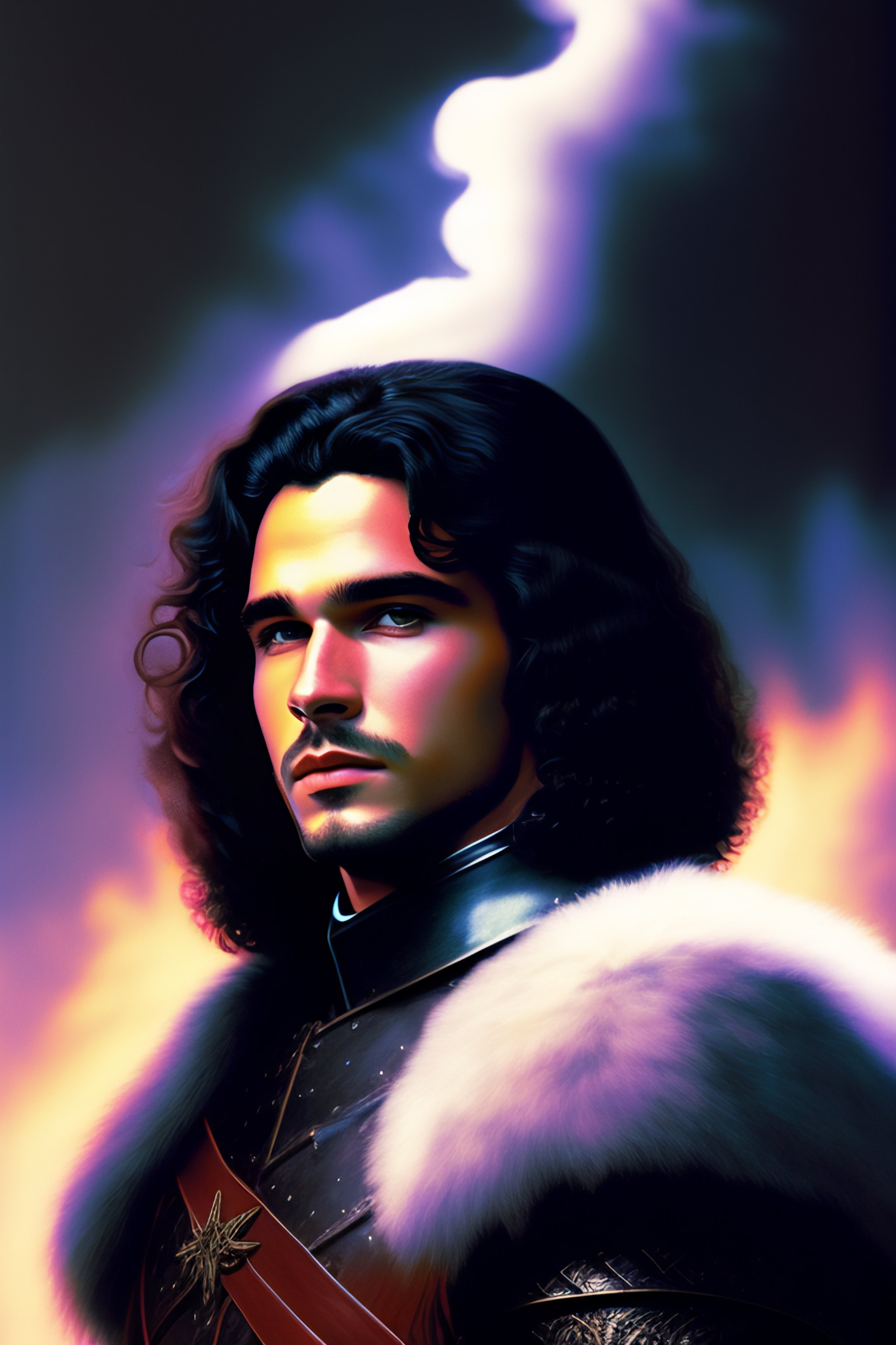 Lexica - Jon snow, 1 9 8 0 s fantasy novel book cover, exaggerated body ...