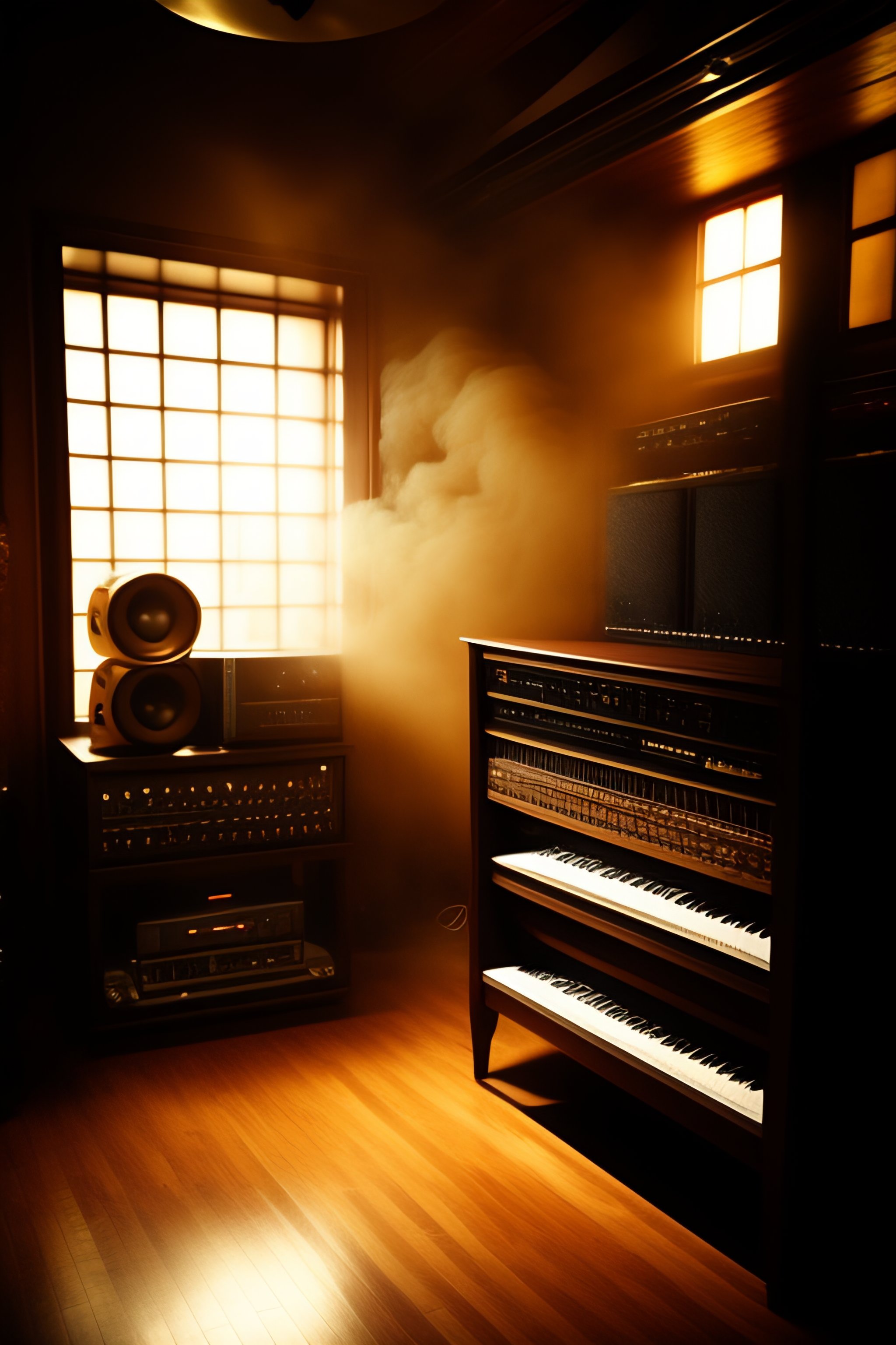 Lexica - Recording studio, hazy, smoke, drugs, clavinet, playing ...