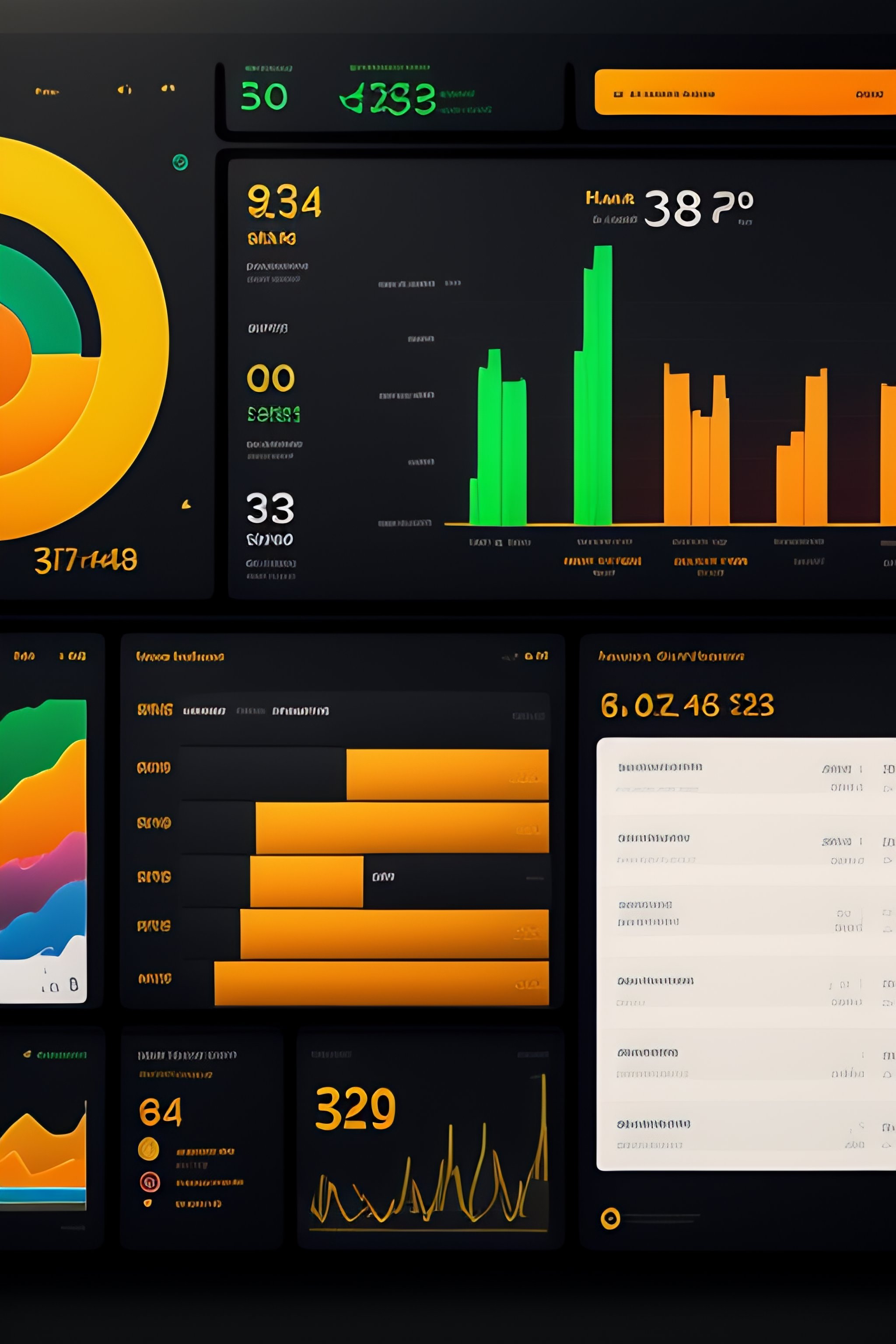 Lexica - Futuristic Power BI dashboard