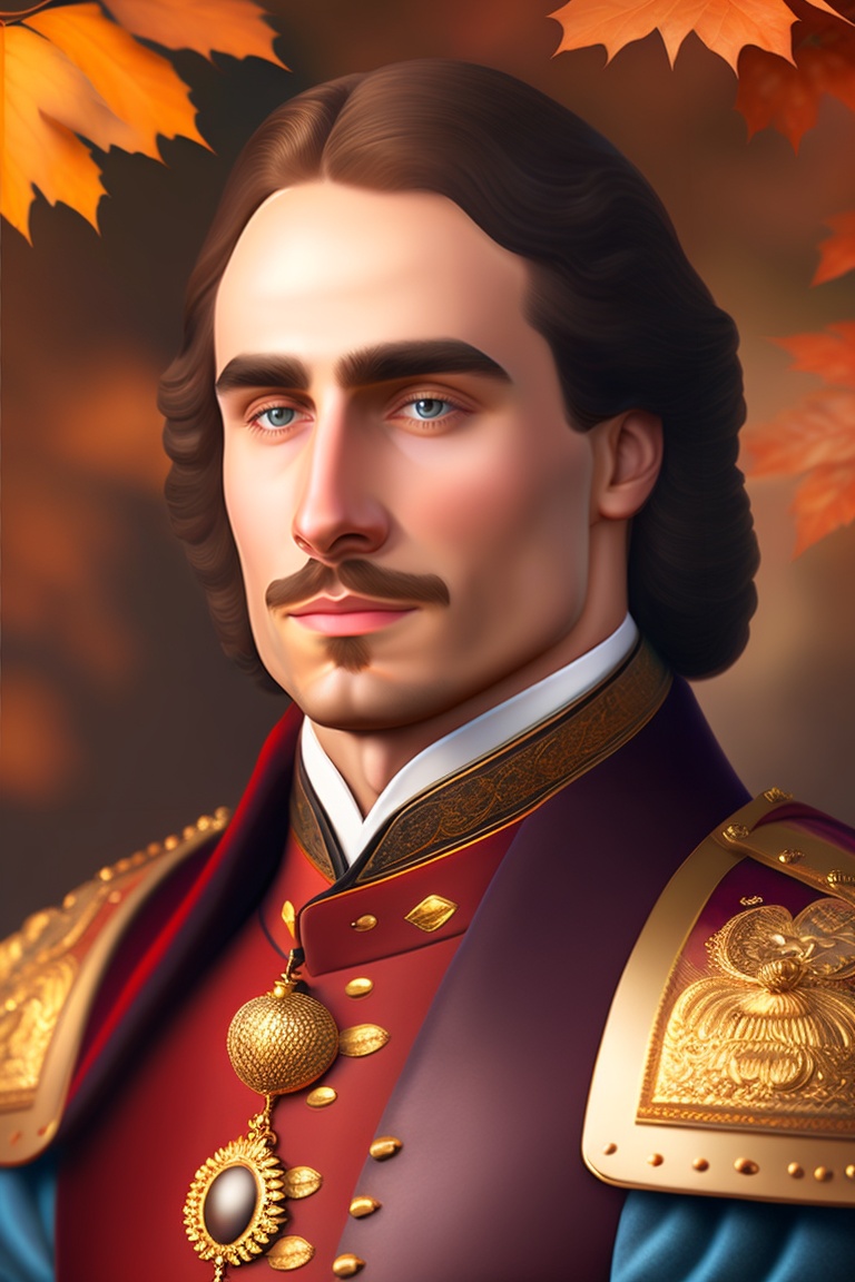 Lexica - An aesthetic, hyper detailed portrait of a Peter the Great ...