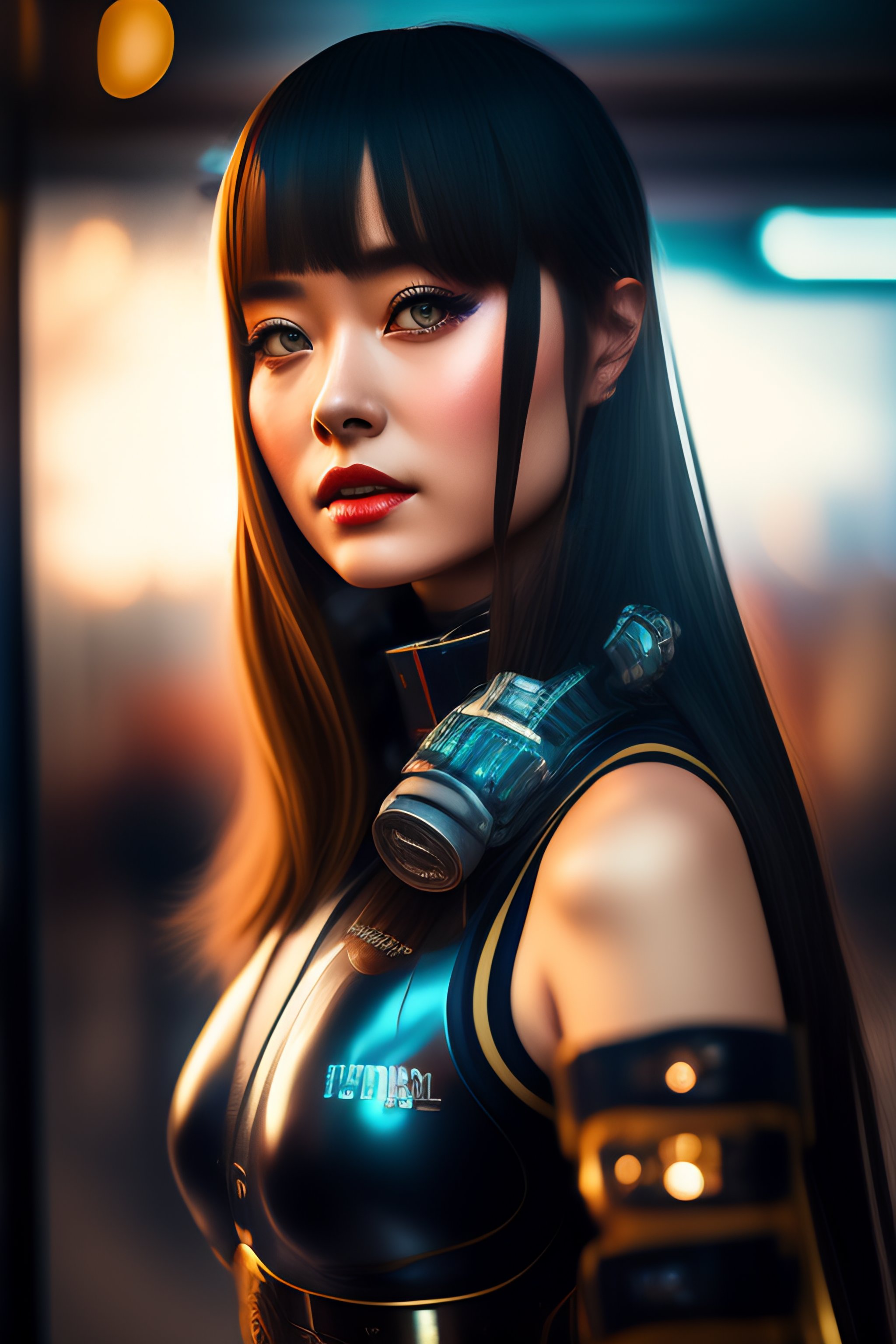 Lexica - Photoreal, cosplay, Cosplayer, cyber punk, Kanna Hashimoto ...