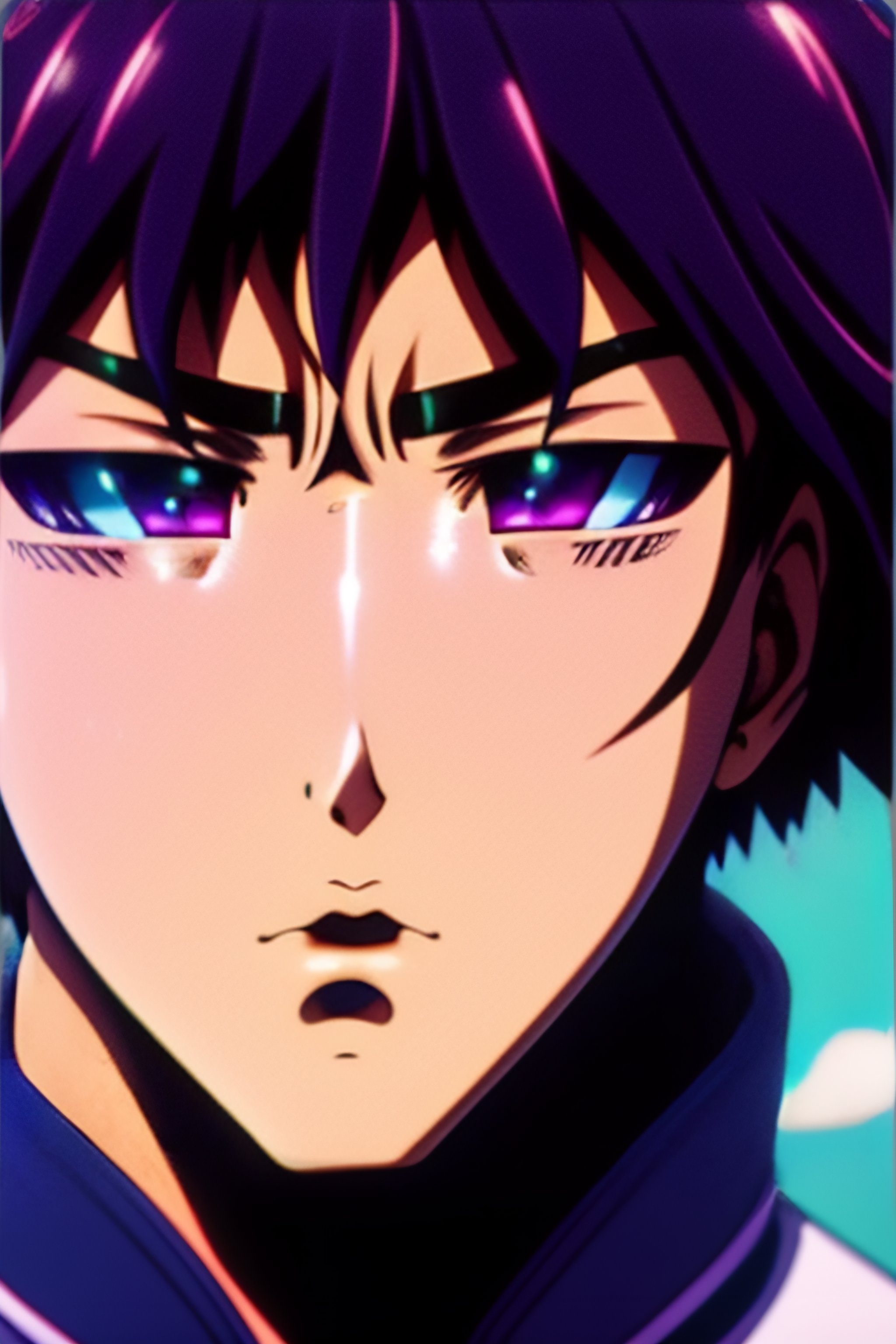 Lexica - 90's anime vintage anime screenshot of a man crying, face ...