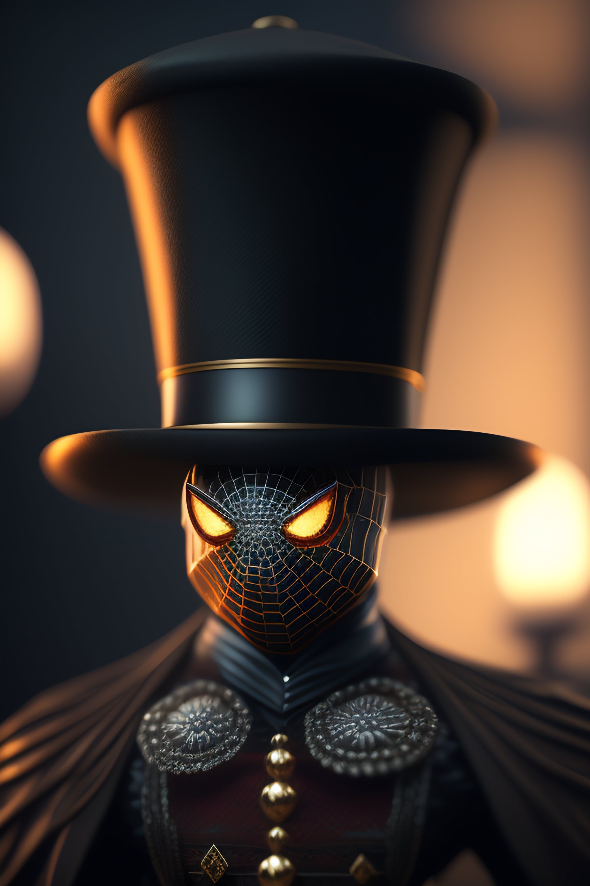 Lexica - Spider wearing a top hat, ultra realistic, concept art ...
