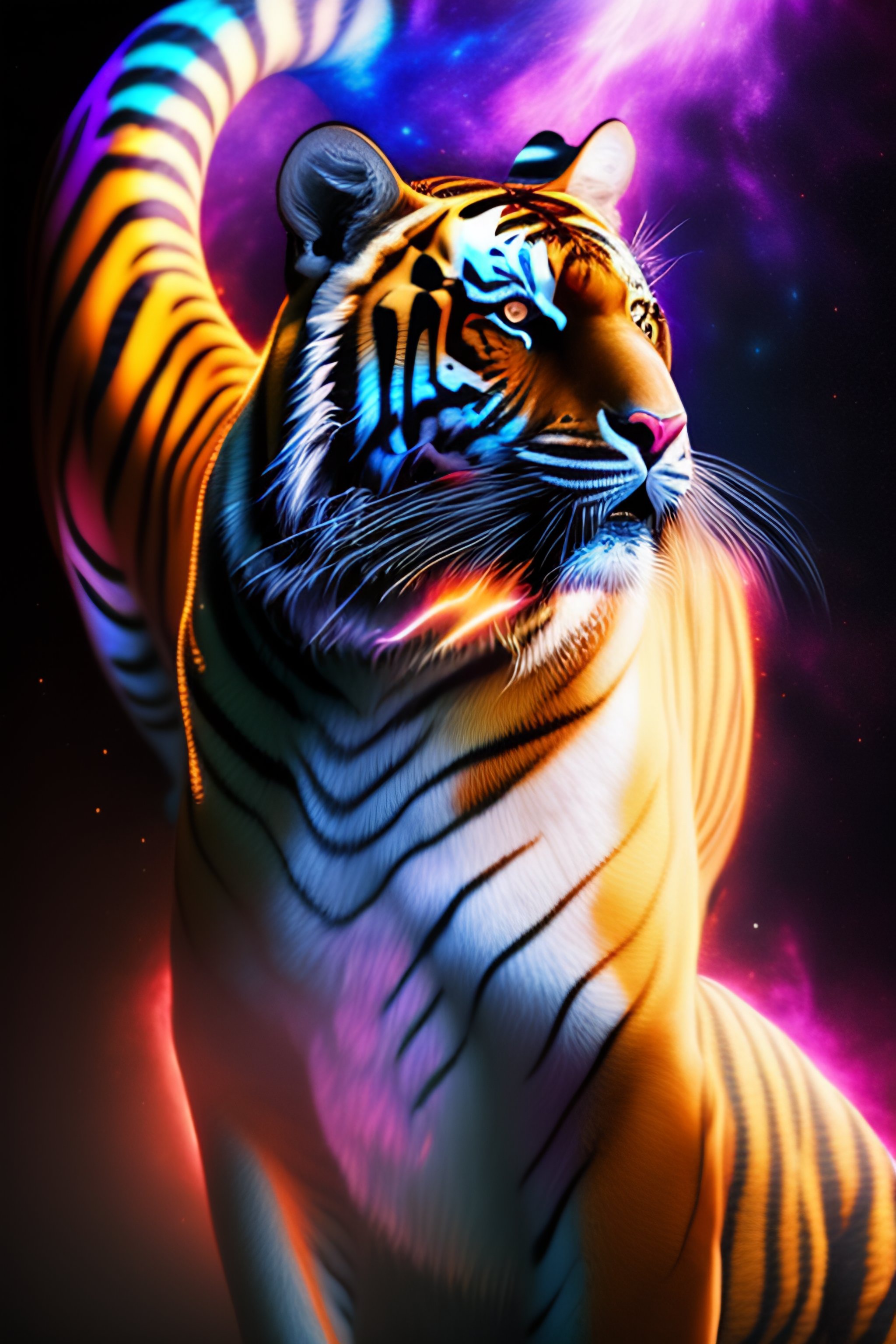 Lexica - White assassin suit tiger, 8k, hyper realistic, detailed ...