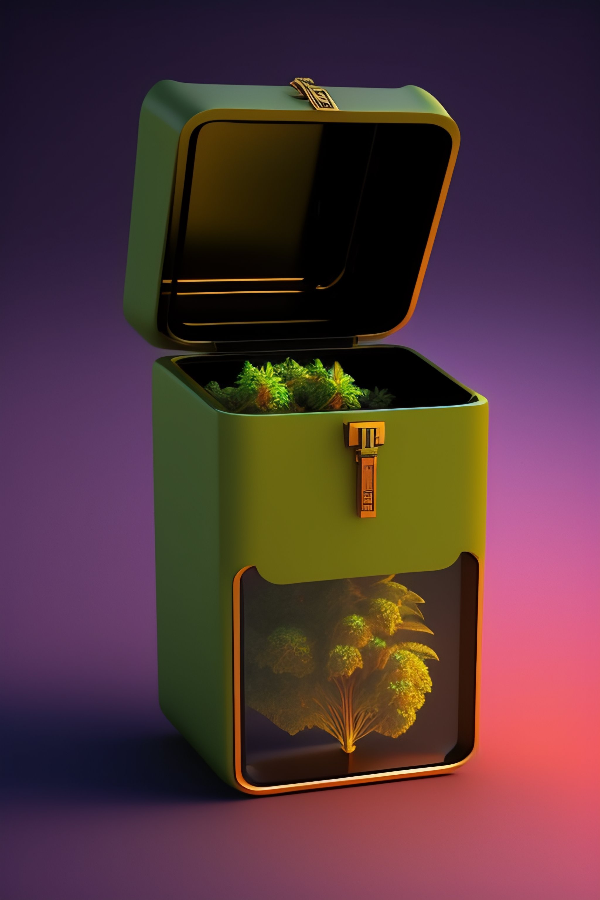 Lexica - Weed box,cyberpunk, concept design, realistic, 8k