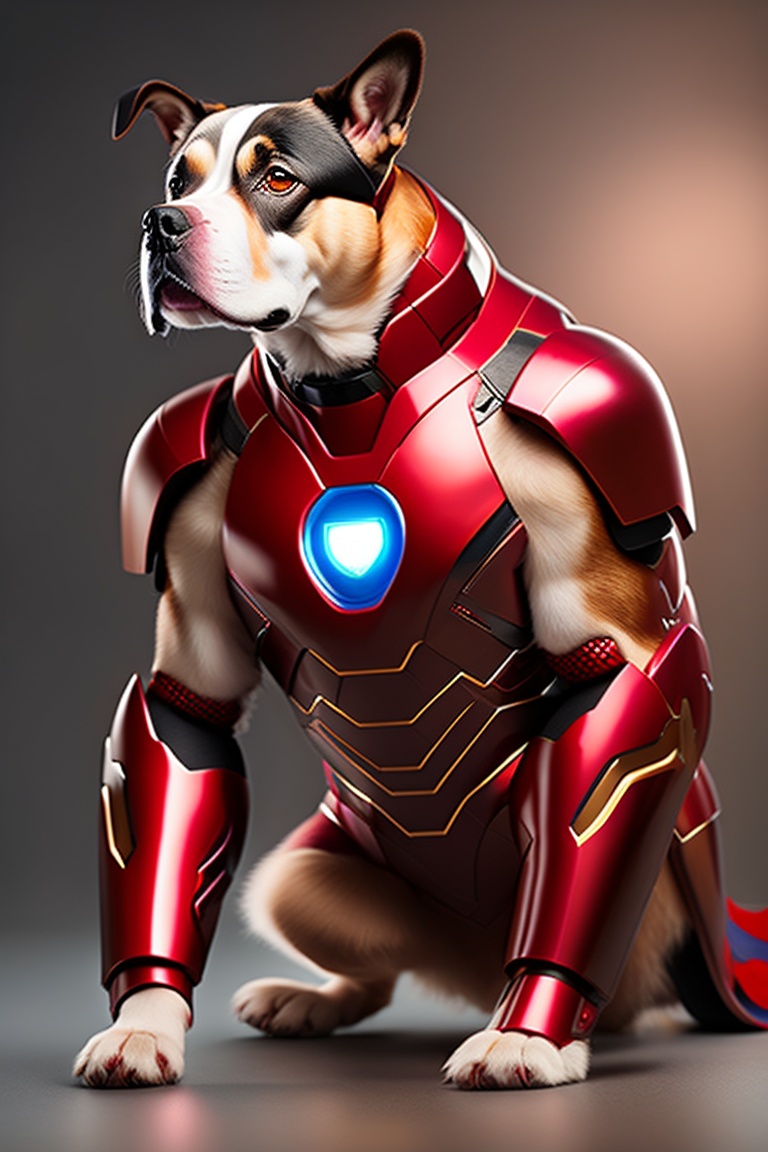 Lexica - Iron Man And the Dog Jack Superhero for Animal Welfare: Create ...