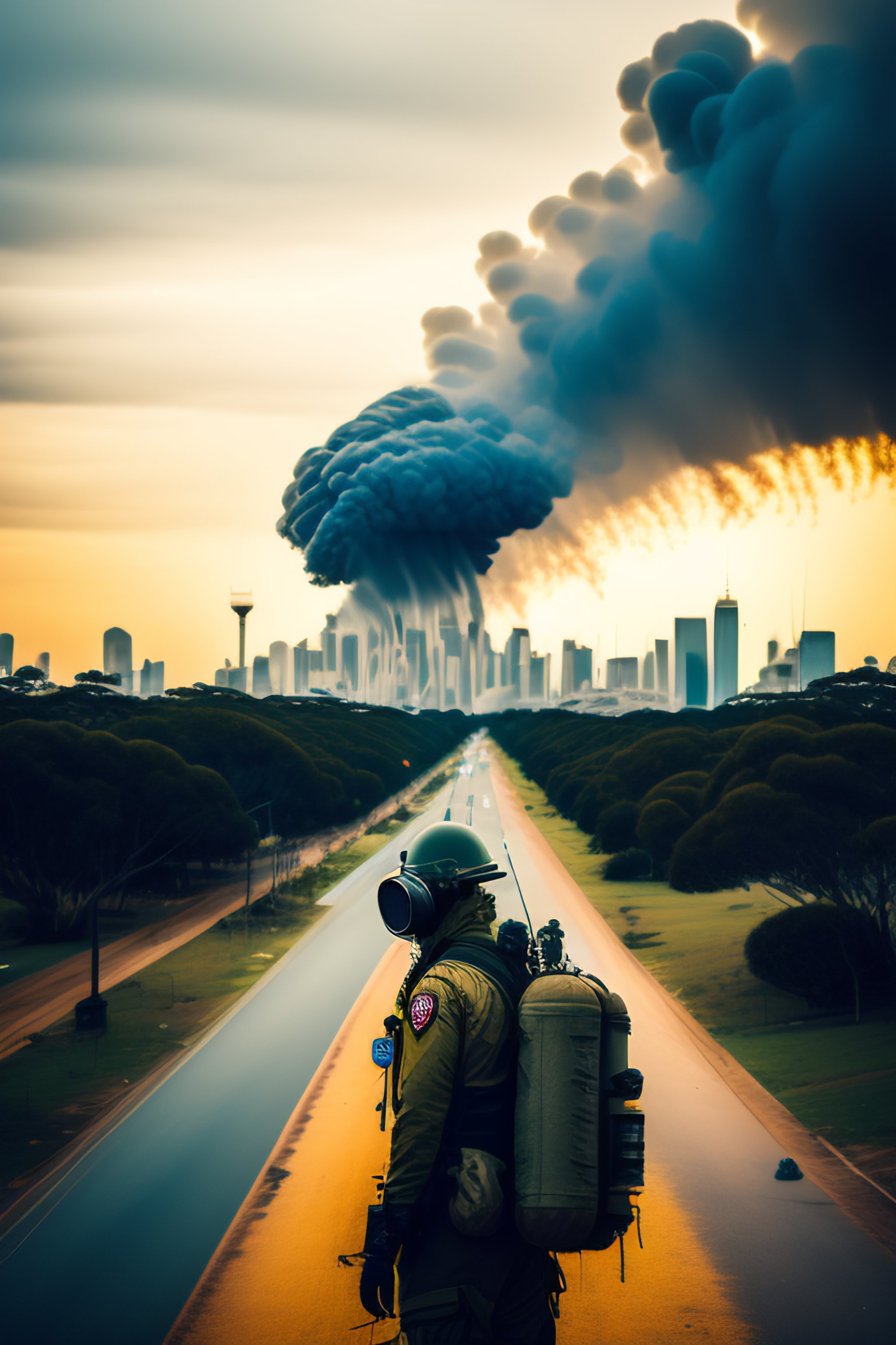 Lexica - Sydney Australia, post apocalyptic, mushroom cloud, disaster ...